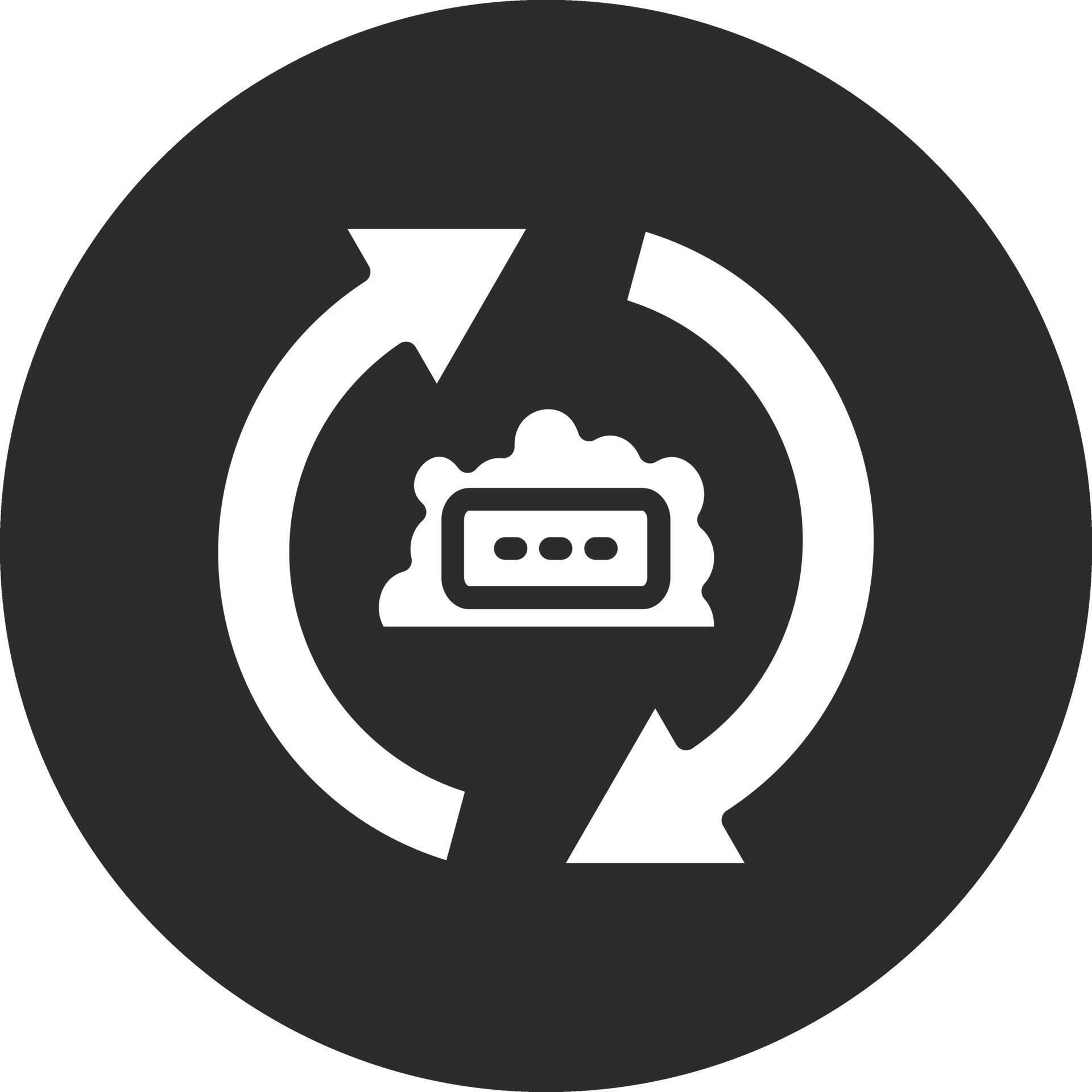 Cloud Sync Vector Icon 37211804 Vector Art at Vecteezy