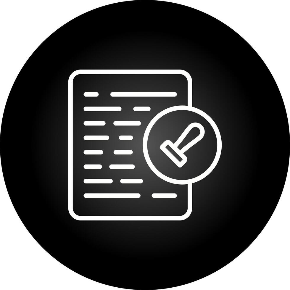 Document Permissions Vector Icon 37212179 Vector Art At Vecteezy