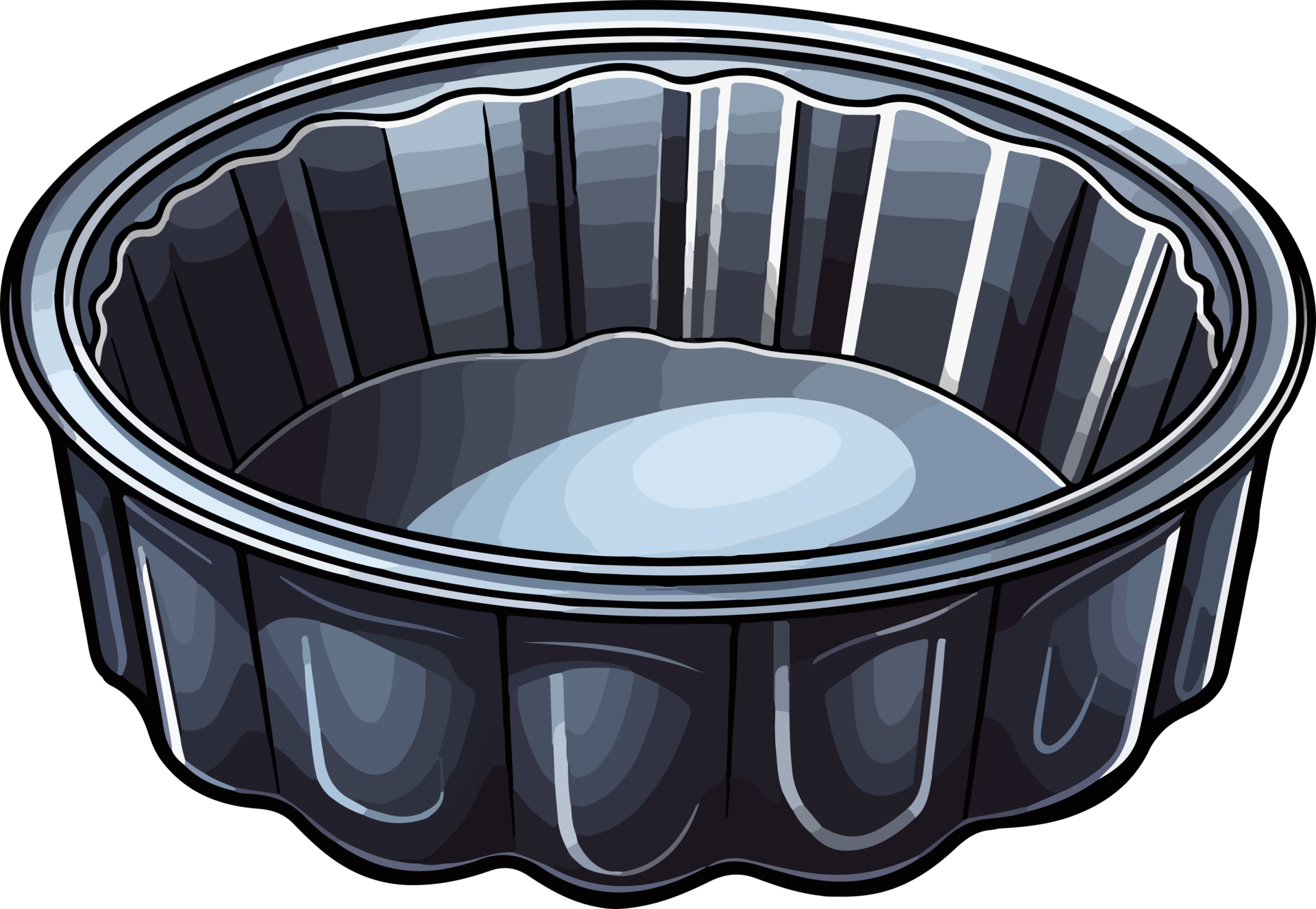 Cute Cake Pan In Cartoon Style 37214986 PNG cute-cake-pan-in-cartoon-style-37214986-png