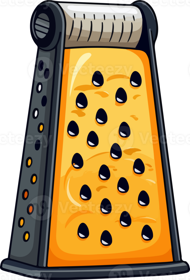 Ai Generated Cute Cheese Grater In Cartoon Style 37222720 Png