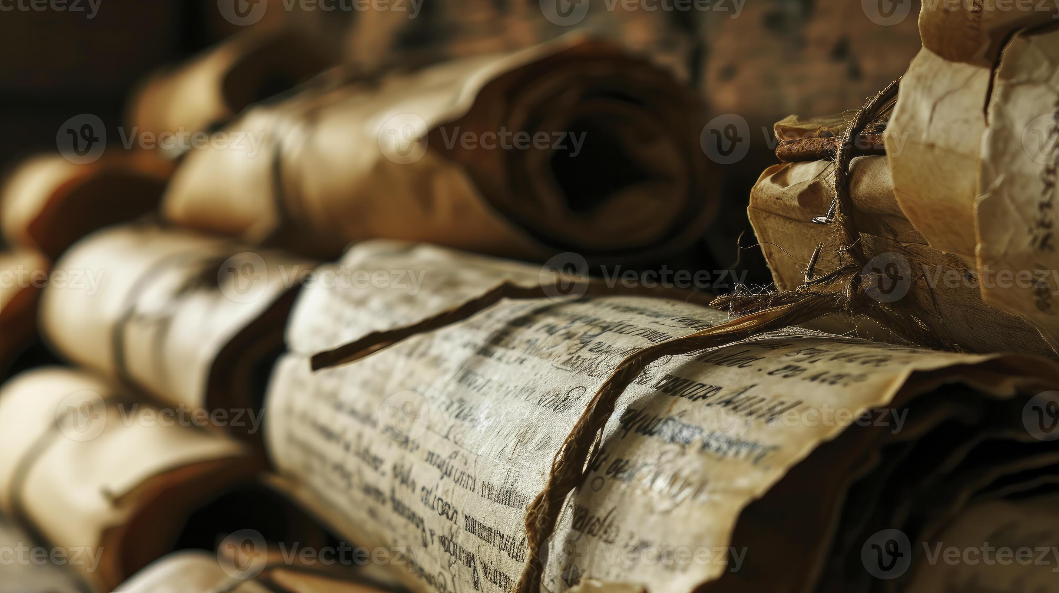 AI generated Old scrolls 37232202 Stock Photo at Vecteezy