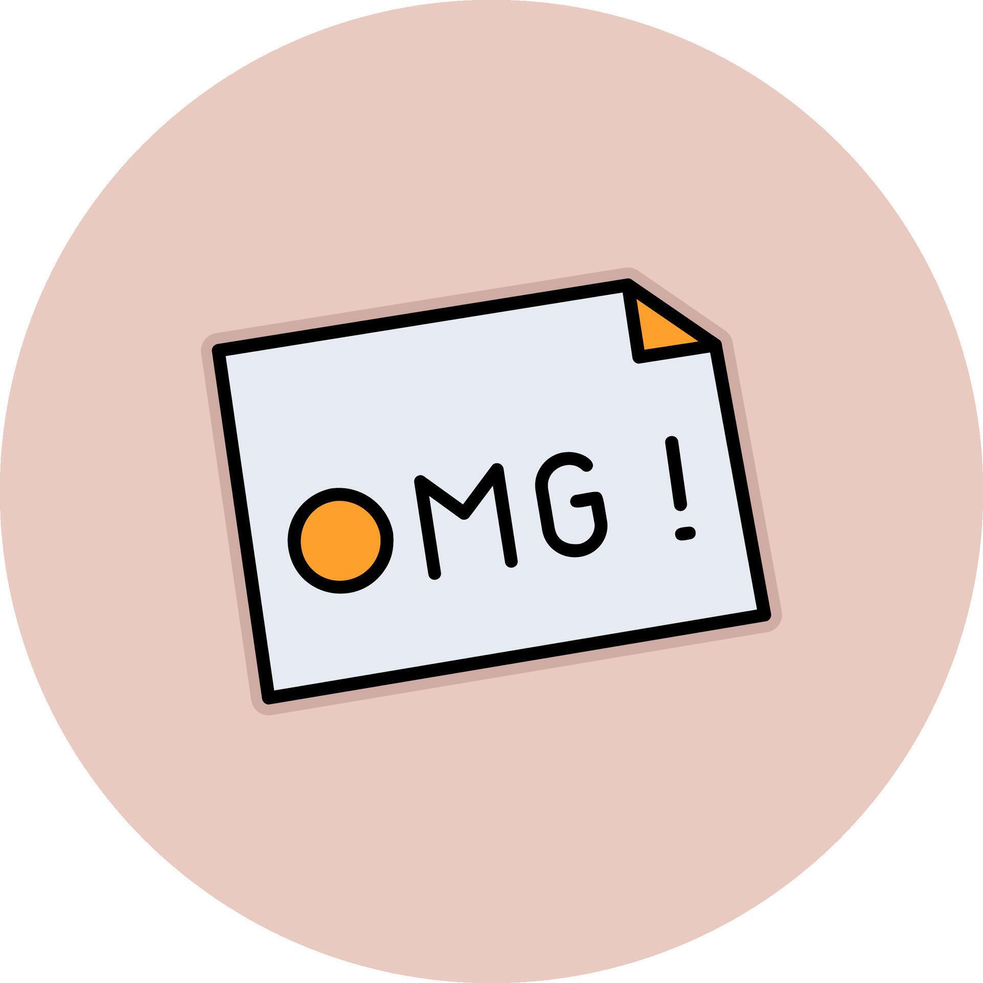 Omg Vector Icon 37251513 Vector Art at Vecteezy