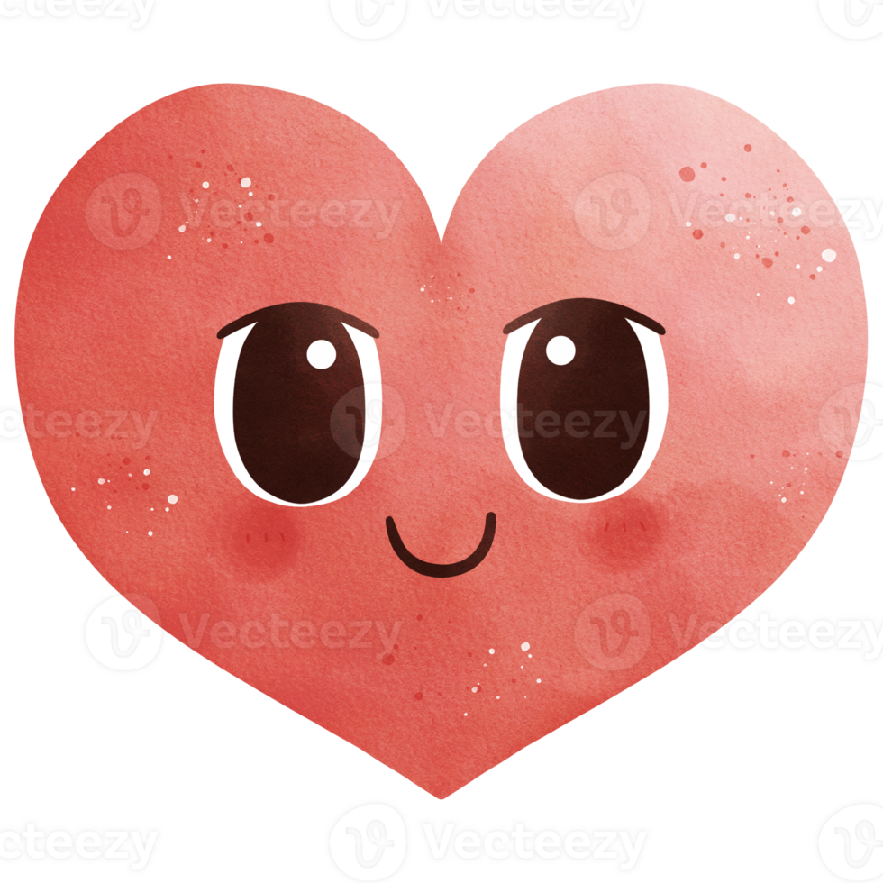 Watercolor Heart Illustration 37252527 Png