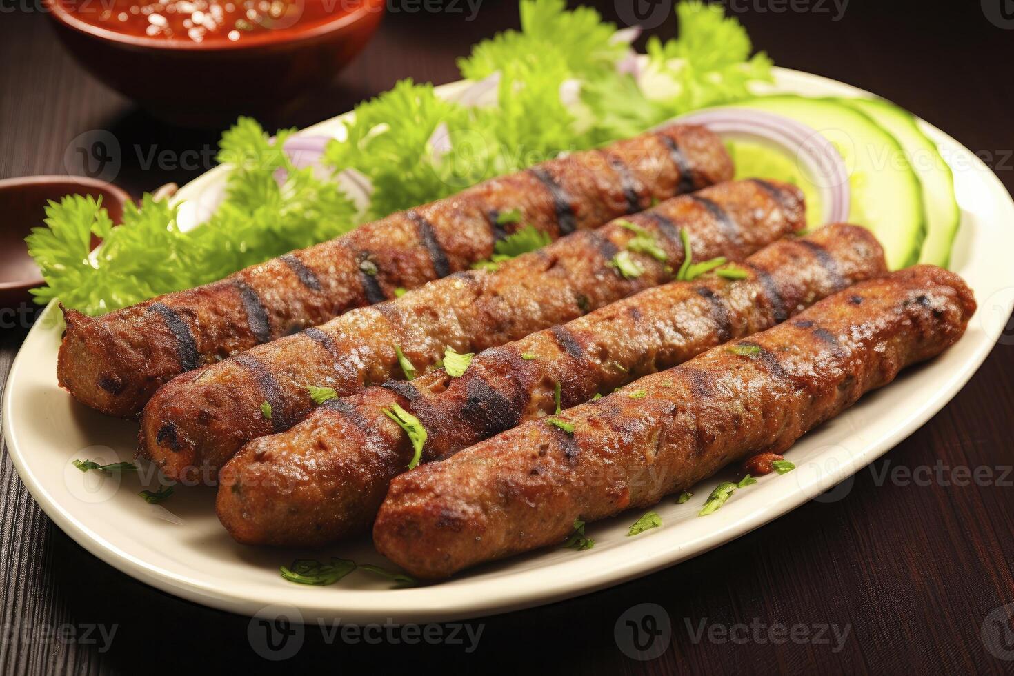 AI generated Tasty seekh kabab. AI Generated. 37257894 Stock Photo at ...