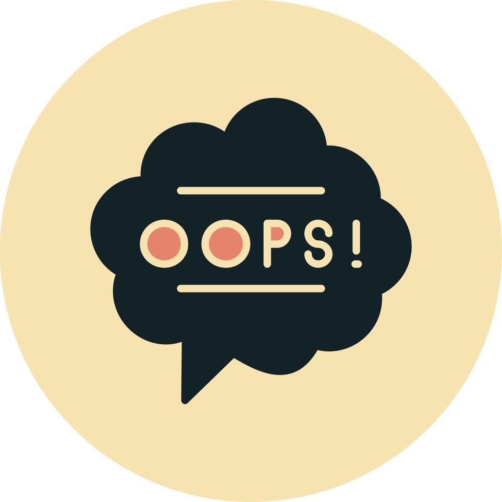 Oops Vector Icon 37267196 Vector Art at Vecteezy