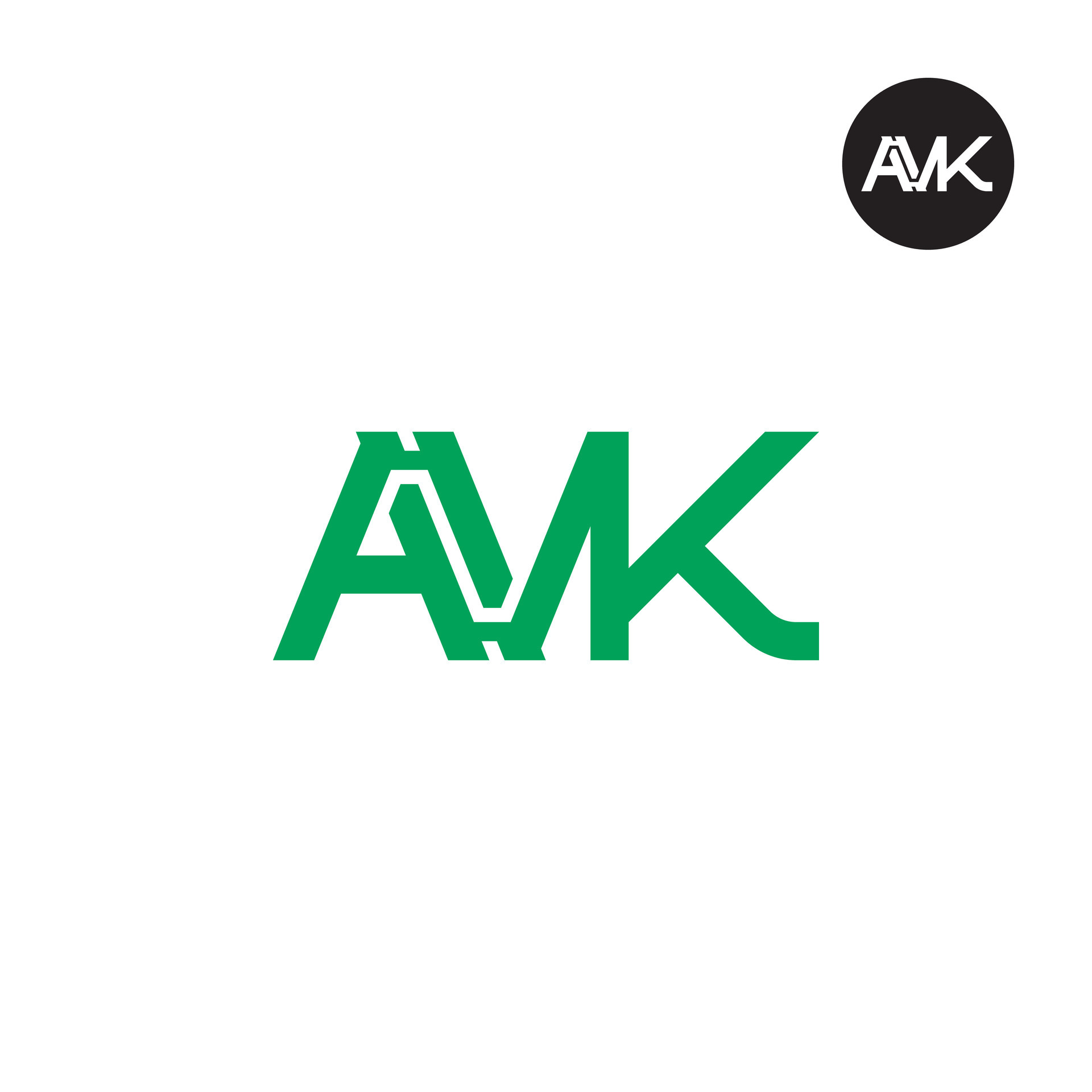 Letter AVK Monogram Logo Design 37271905 Vector Art at Vecteezy