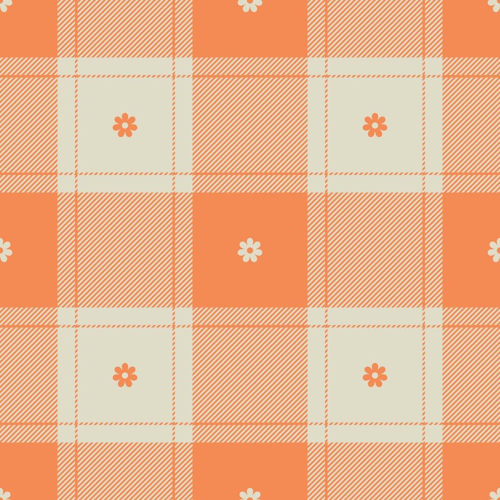 Spring Gingham Pattern Seamless Checked Plaids Pastel Vichy