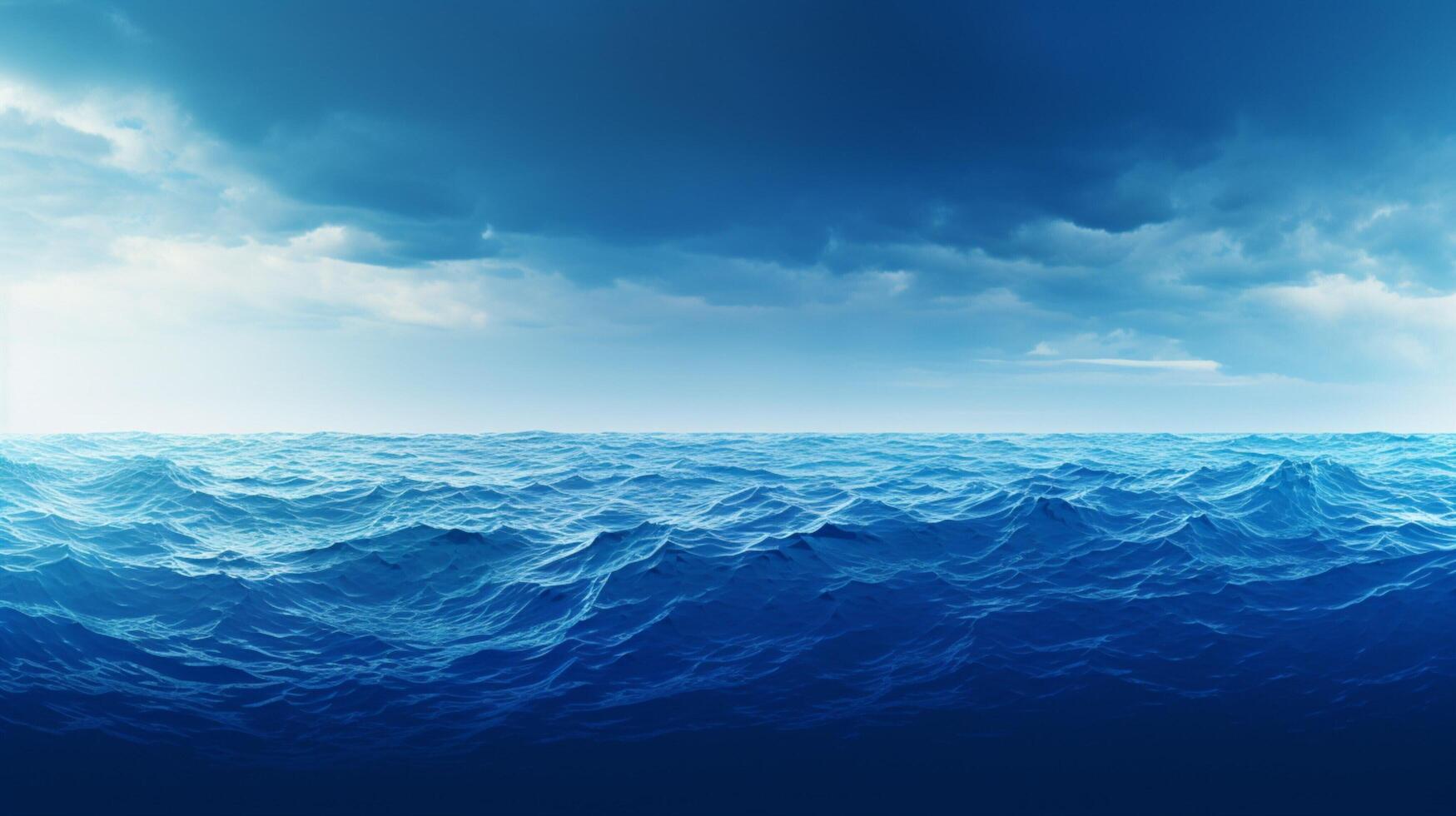 AI generated Ocean Blue Gradient Background 37290627 Stock Photo at ...