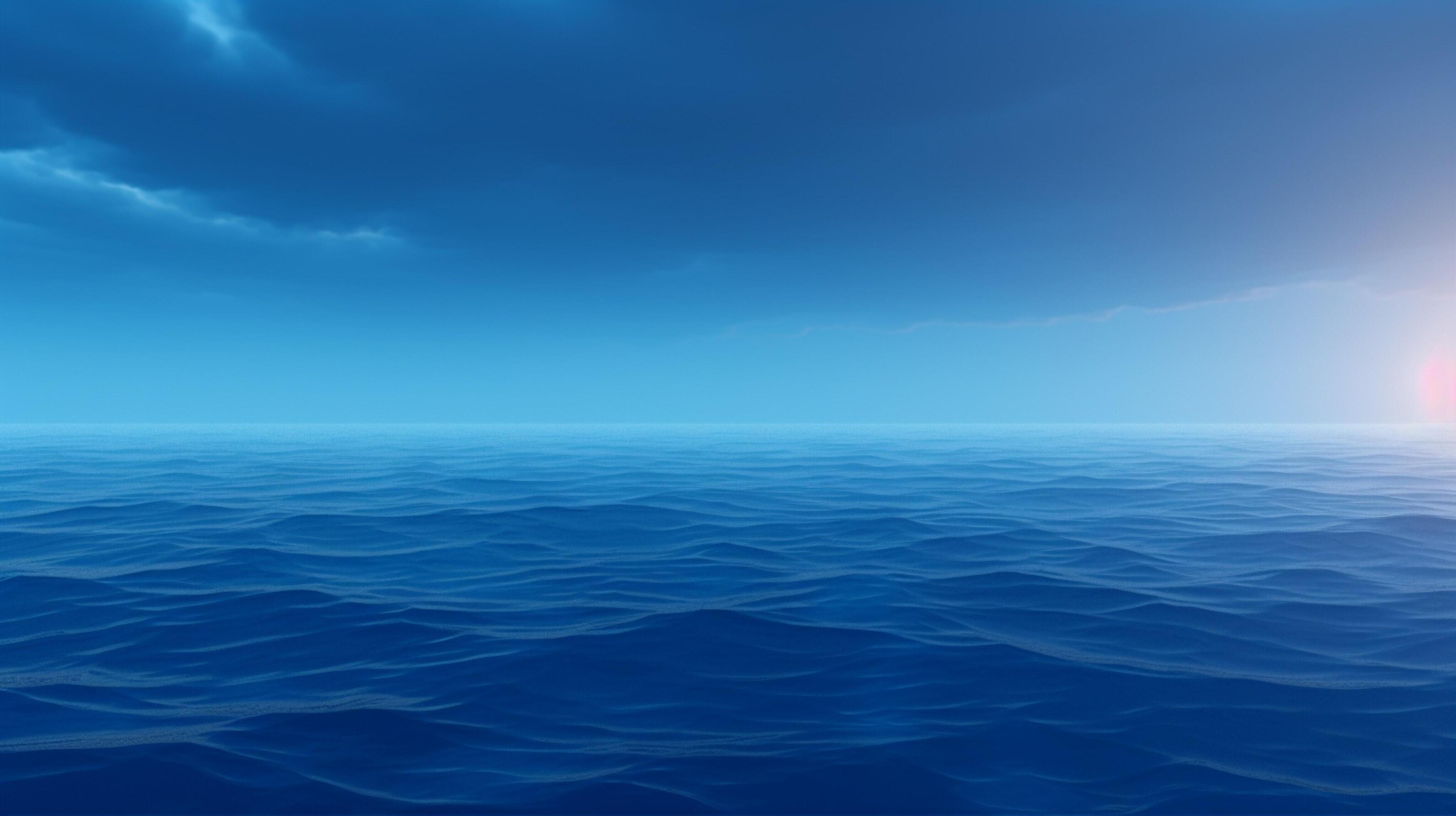 AI generated Ocean Blue Gradient Background 37290646 Stock Photo at ...