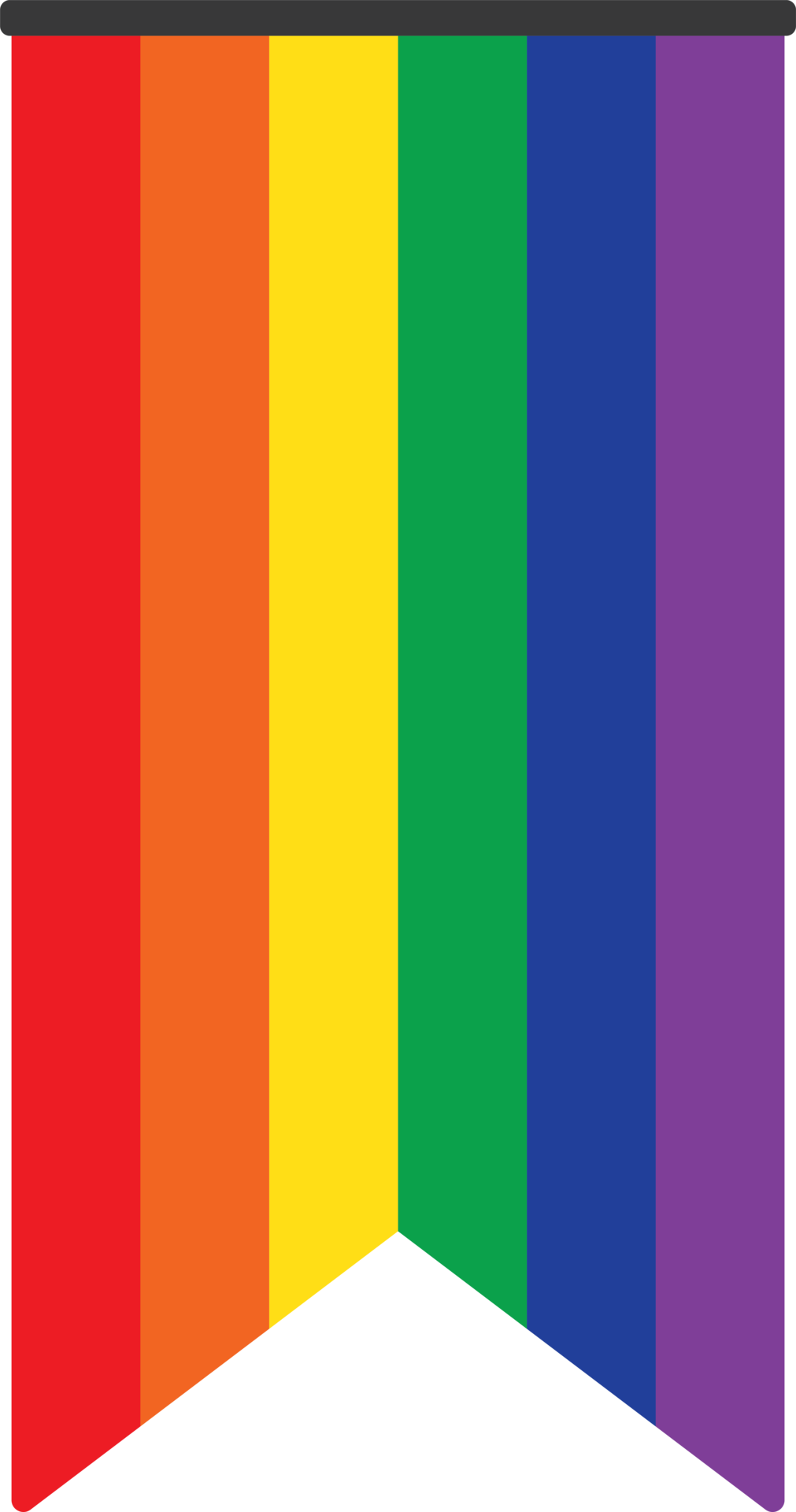 Rainbow Colored Flag Flat Icon Lgbtqi Concept 37297037 Png