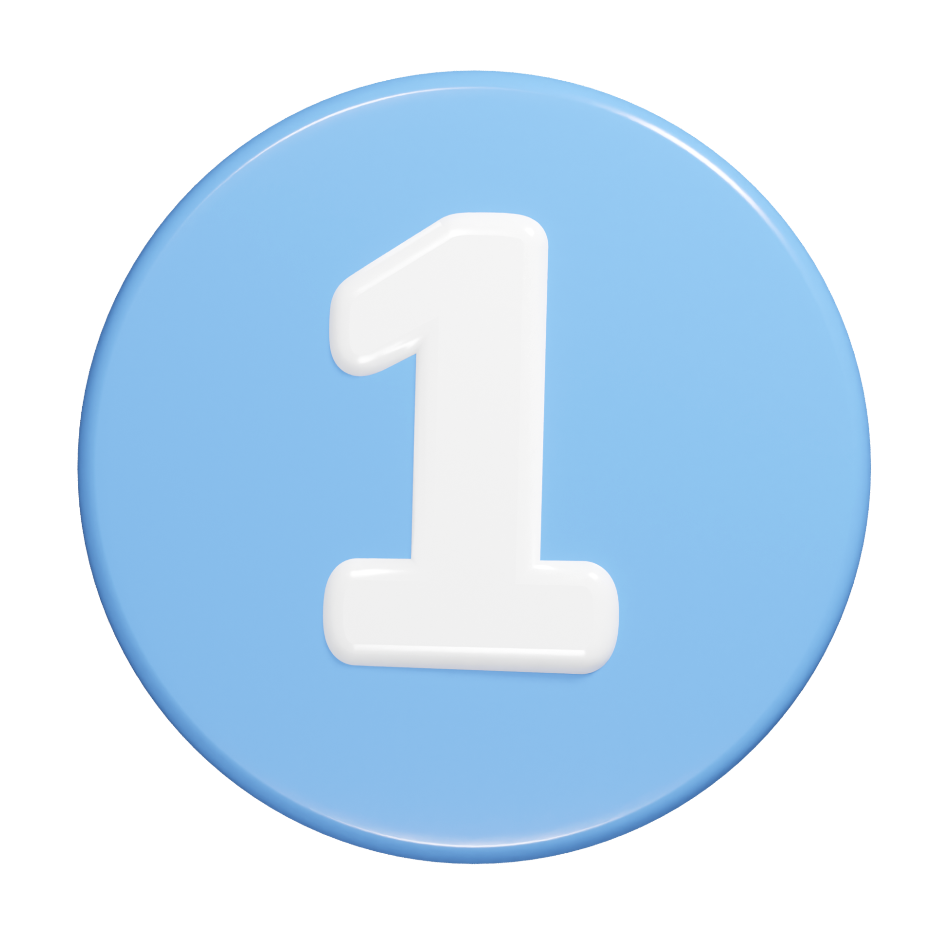 Top1 icon 3d render 37297156 PNG