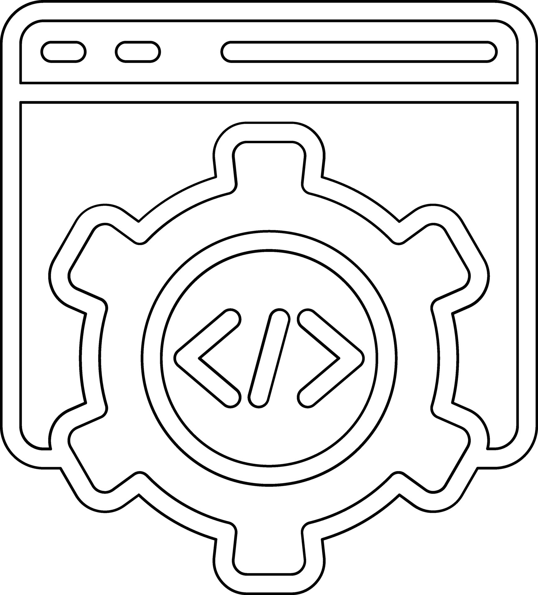 Programming Vector Icon 37297814 Vector Art At Vecteezy