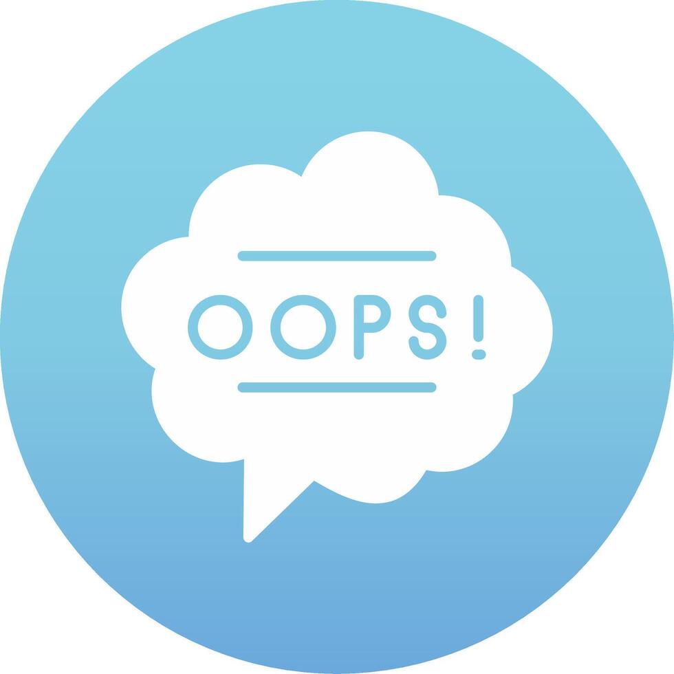 Oops Vector Icon 37299987 Vector Art at Vecteezy