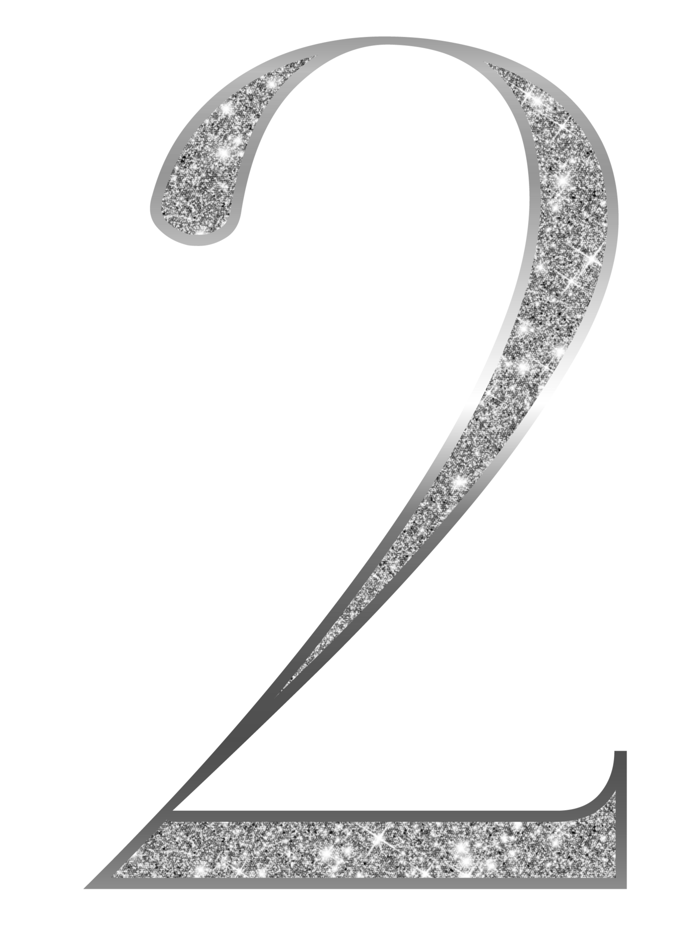 Silver glitter numbers 37303977 PNG Silver glitter numbers 37303977 PNG