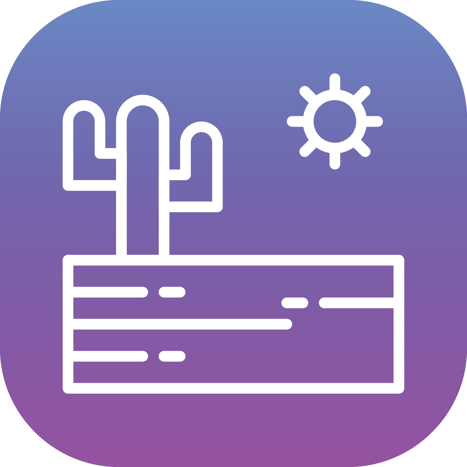 Desert Vector Icon 37310714 Vector Art at Vecteezy