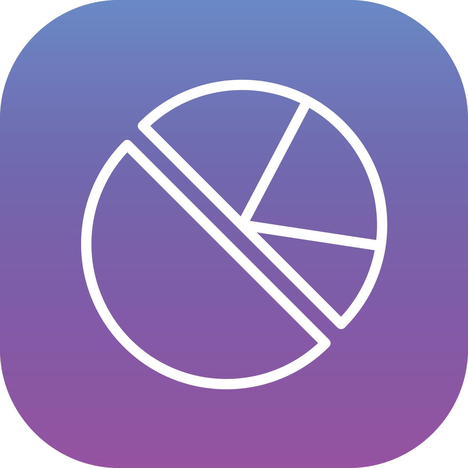 Half Pie Chart Vector Icon 37310935 Vector Art at Vecteezy