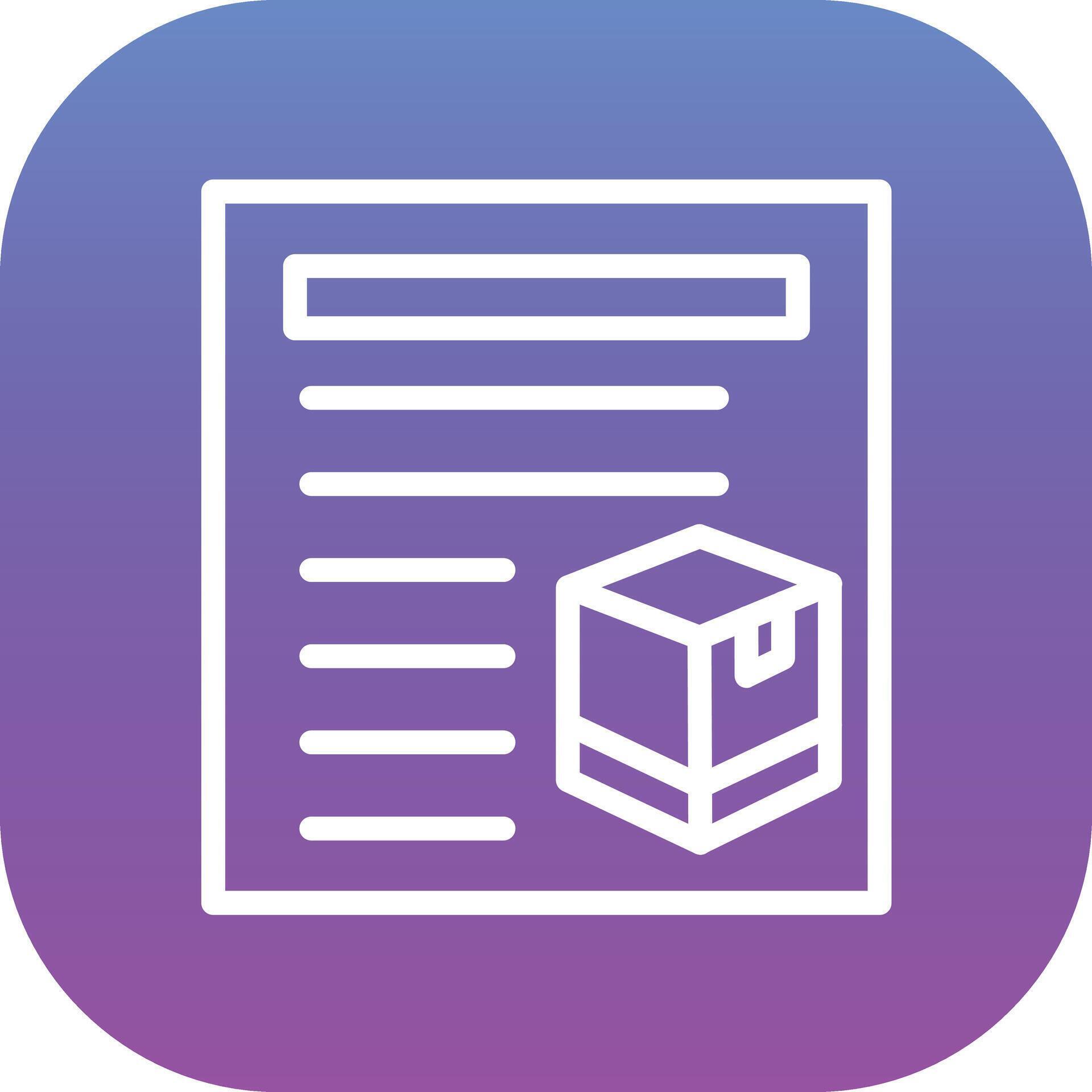 Delivery Note Vector Icon 37310954 Vector Art at Vecteezy