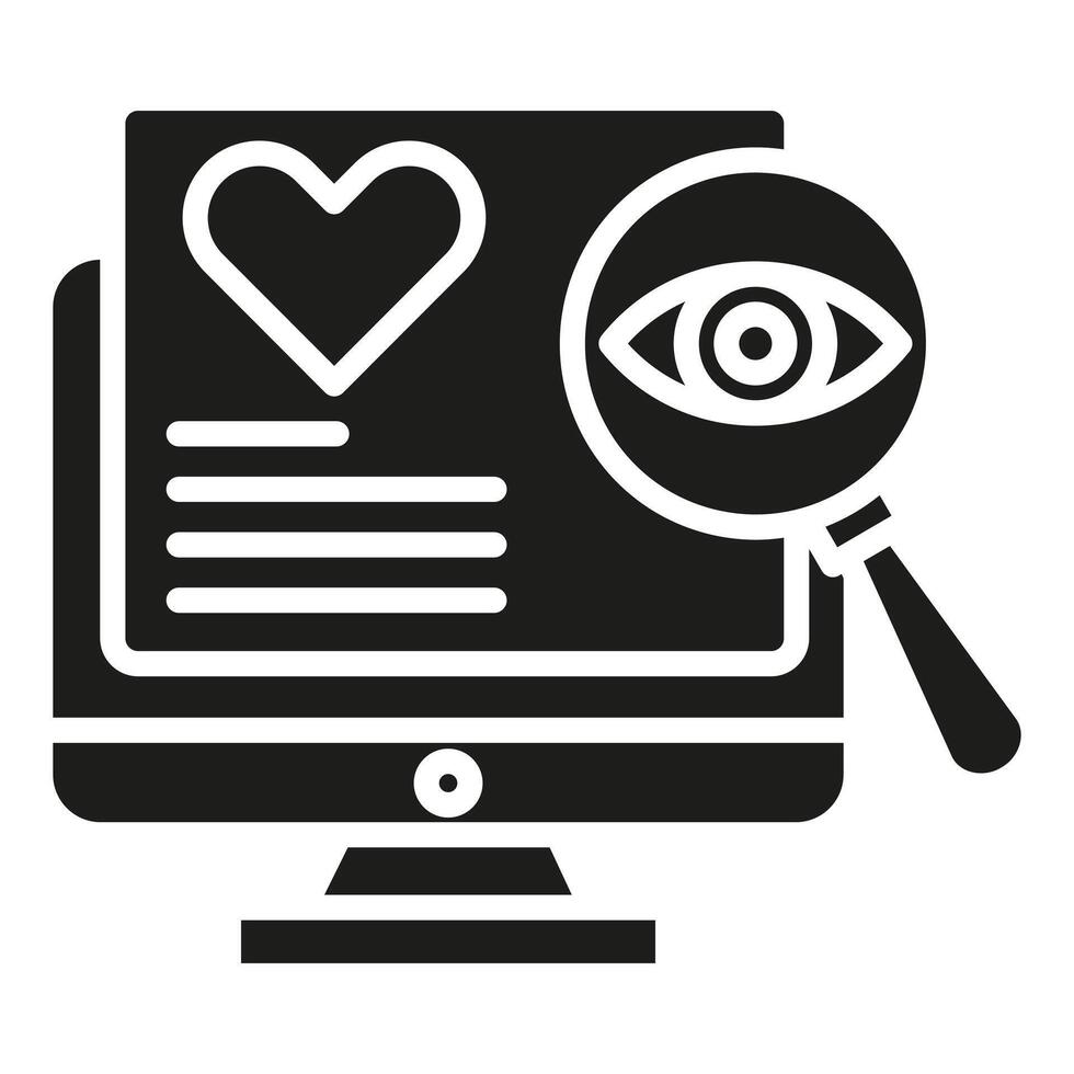 Media Monitoring Icon Line Vector Illustration 37328546 Vector Art At Vecteezy