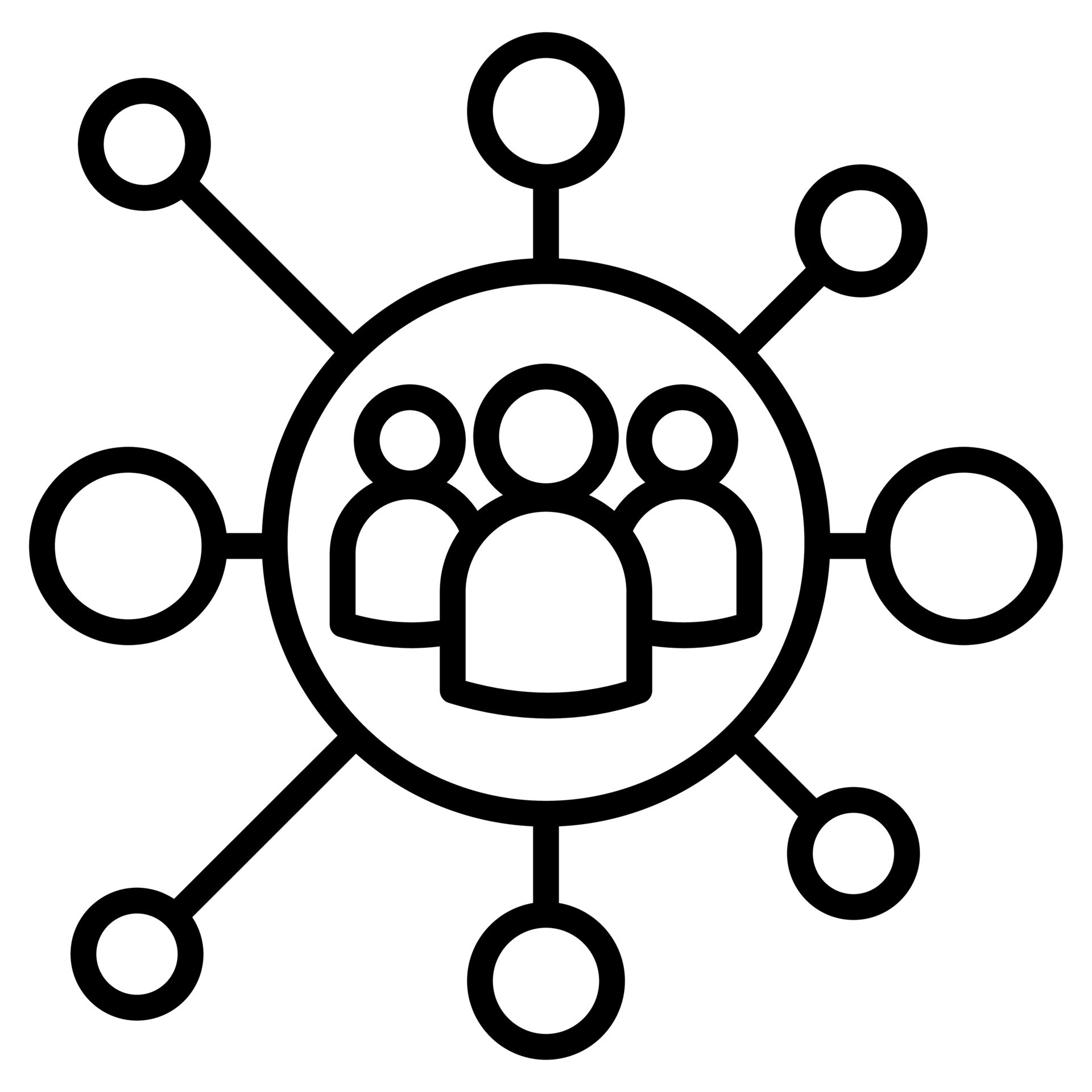 Community Outreach icon line vector illustration 37328572 Vector Art at ...