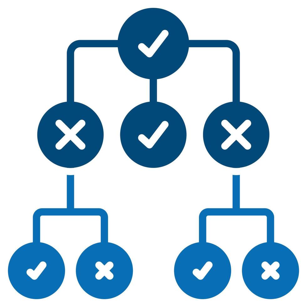 Decision Tree Icon Line Vector Illustration 37328685 Vector Art At Vecteezy