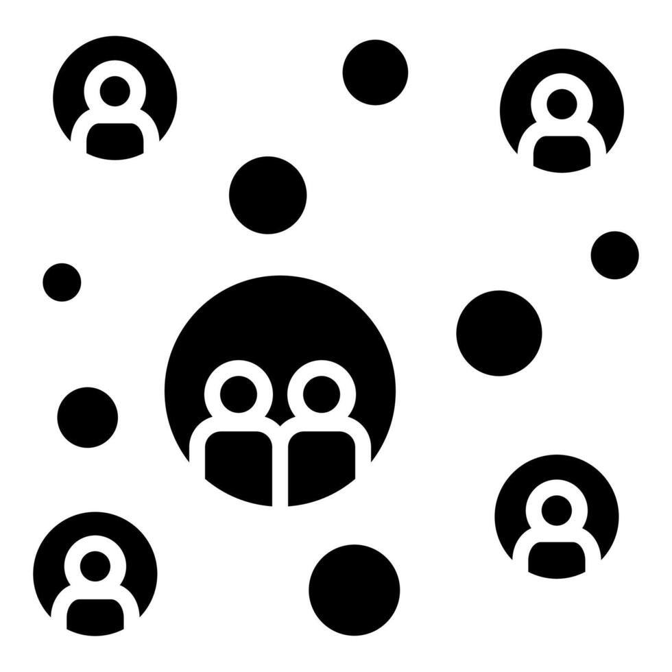 Clustering icon line vector illustration 37328723 Vector Art at Vecteezy