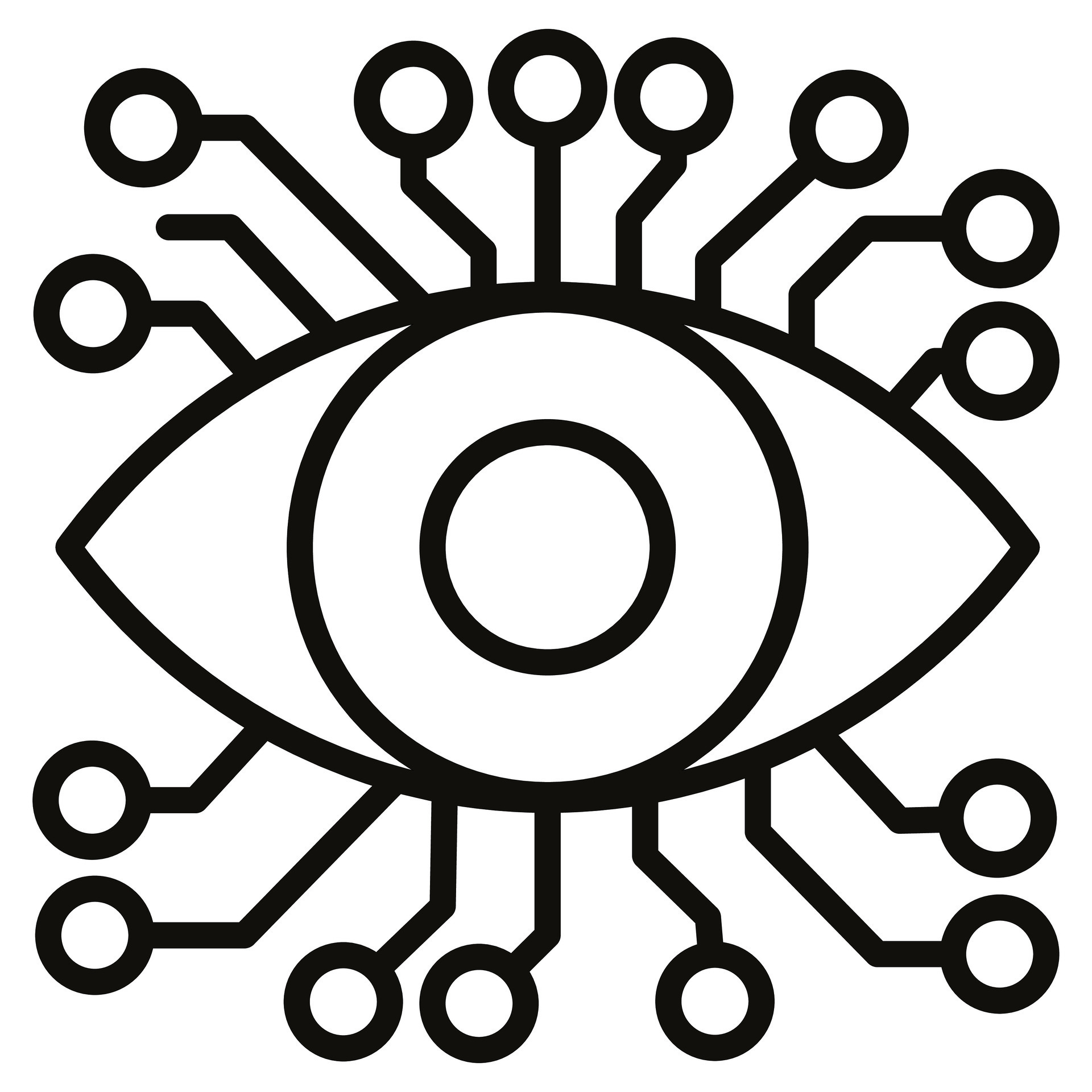 Machine Vision icon line vector illustration 37328760 Vector Art at ...