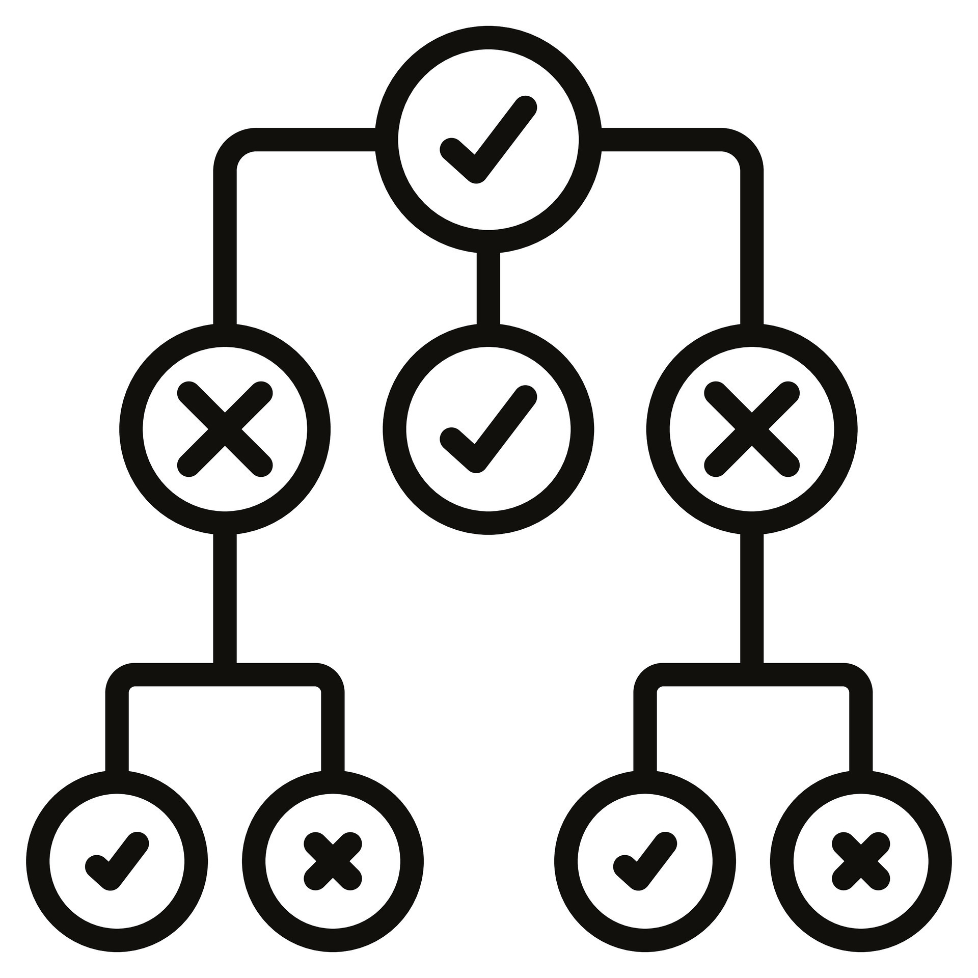 Decision Tree icon line vector illustration 37328762 Vector Art at Vecteezy