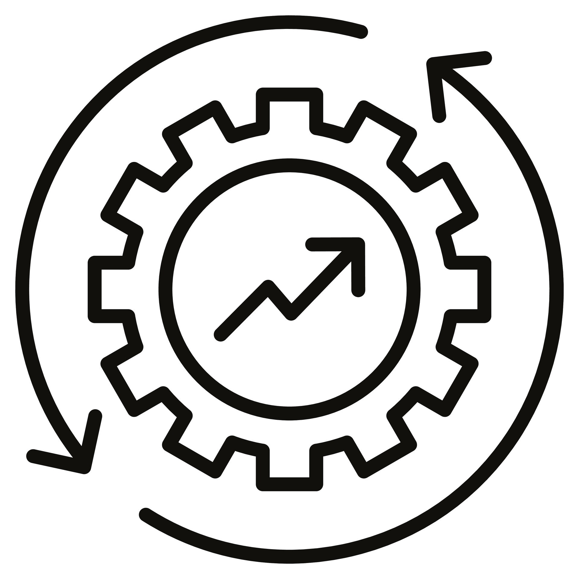 Model Optimization Icon Line Vector Illustration 37328767 Vector Art At
