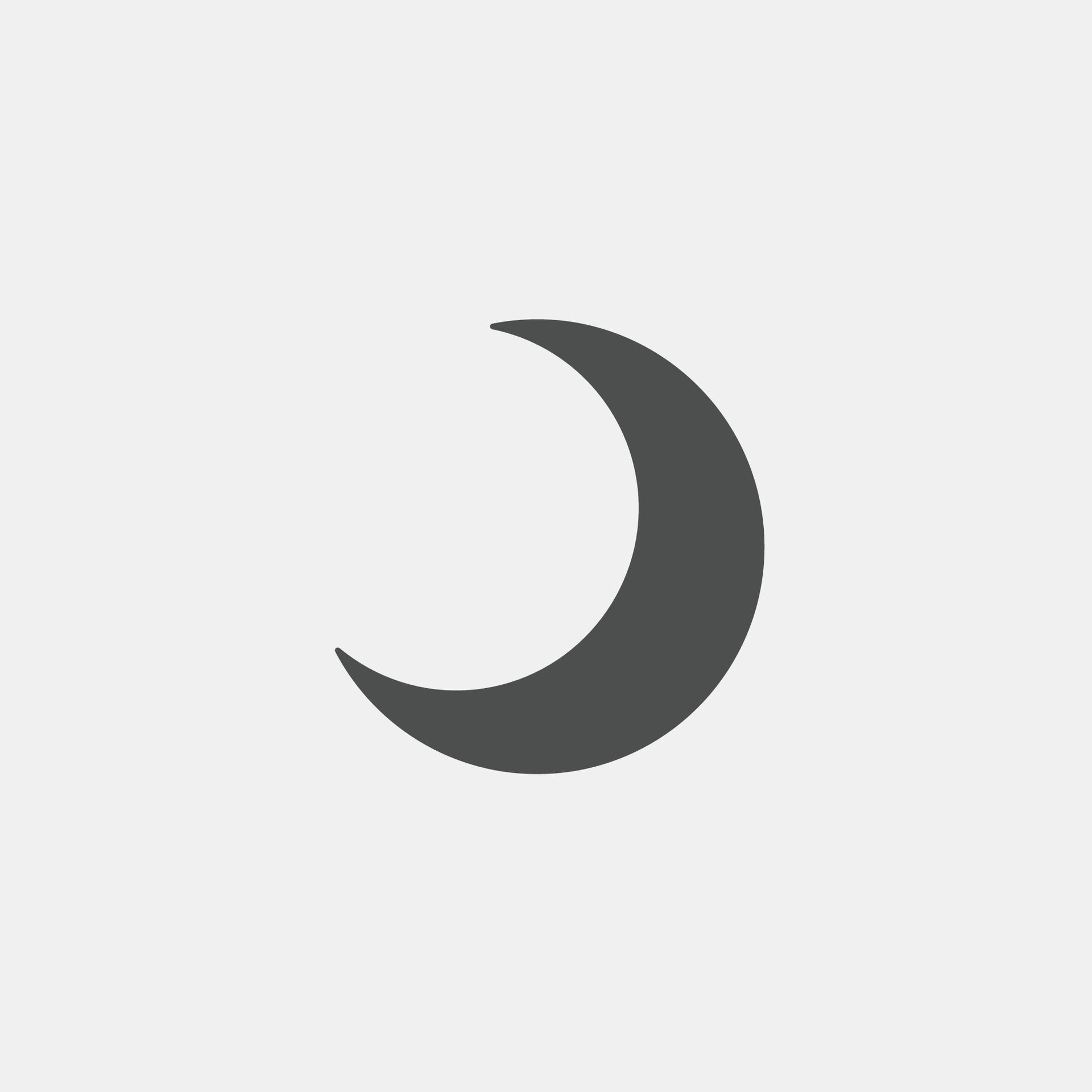 Moon Icon Vector Half Moon Vector Illustration 37336441 Vector Art At Vecteezy