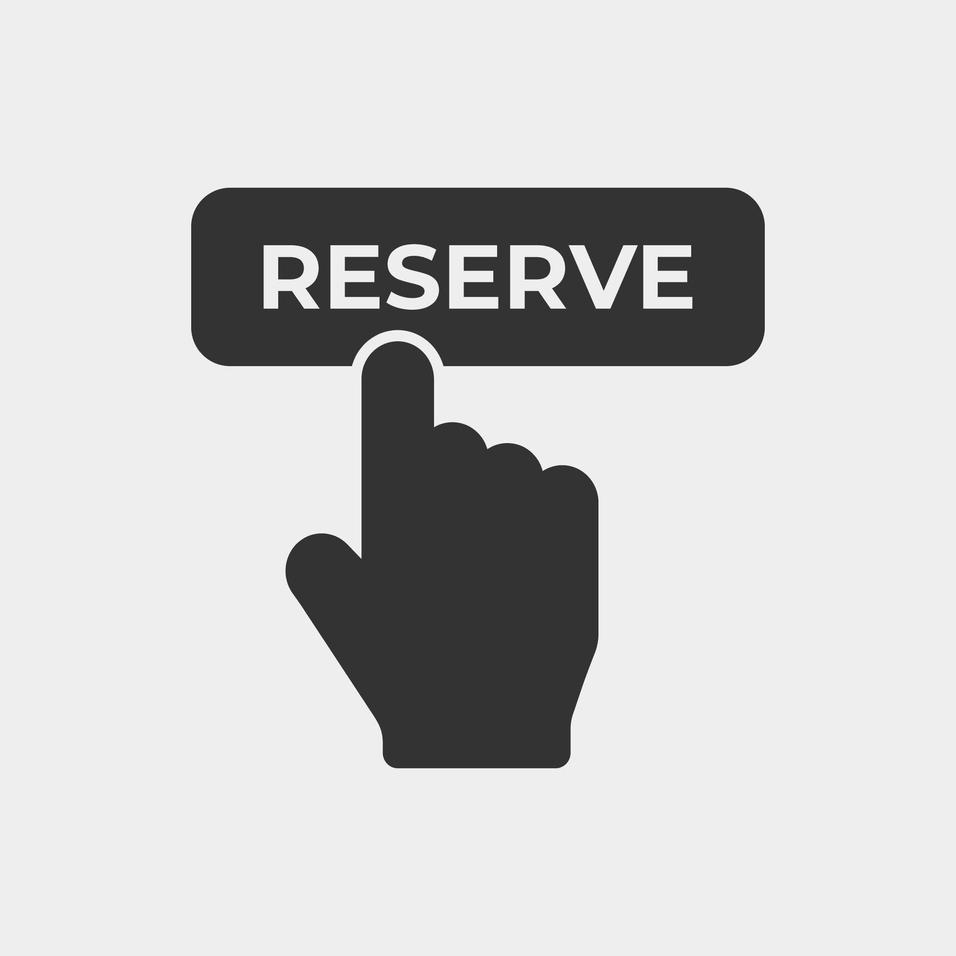 Reserve button flat vector icon. Restaurant, hotel reservation sign symbol vector 37336449 ...