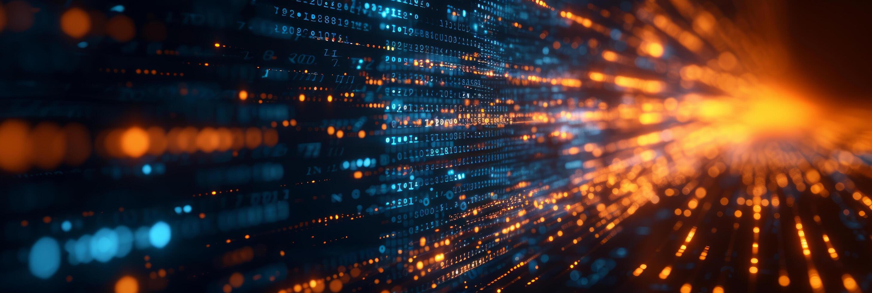 AI generated Dark abstract technology background with translucent ...