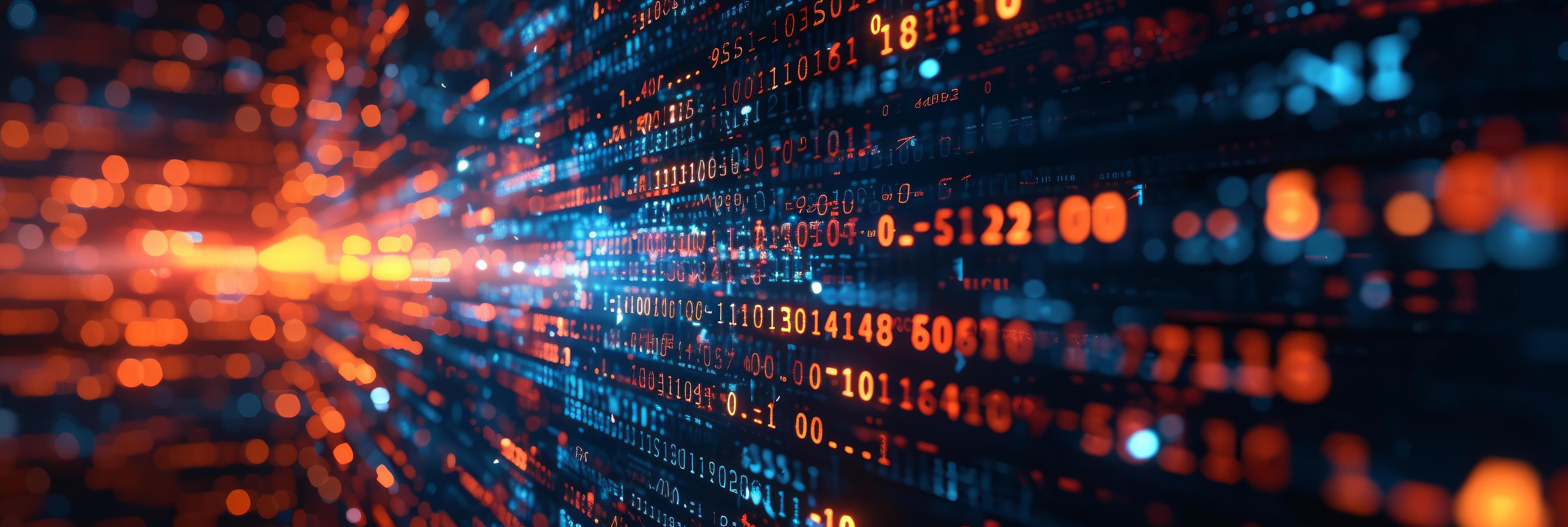 AI generated Dark abstract technology background with translucent ...