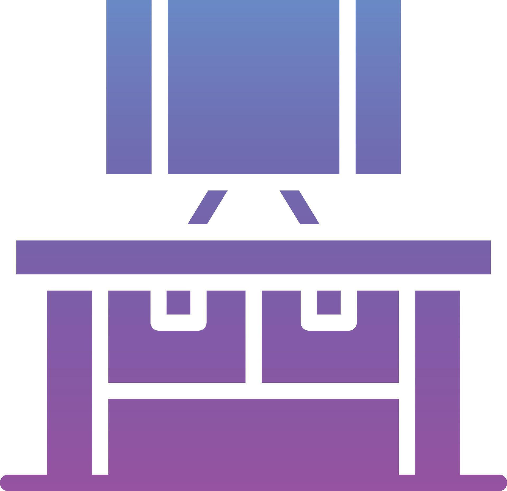 Computer Table Vector Icon 37343200 Vector Art at Vecteezy