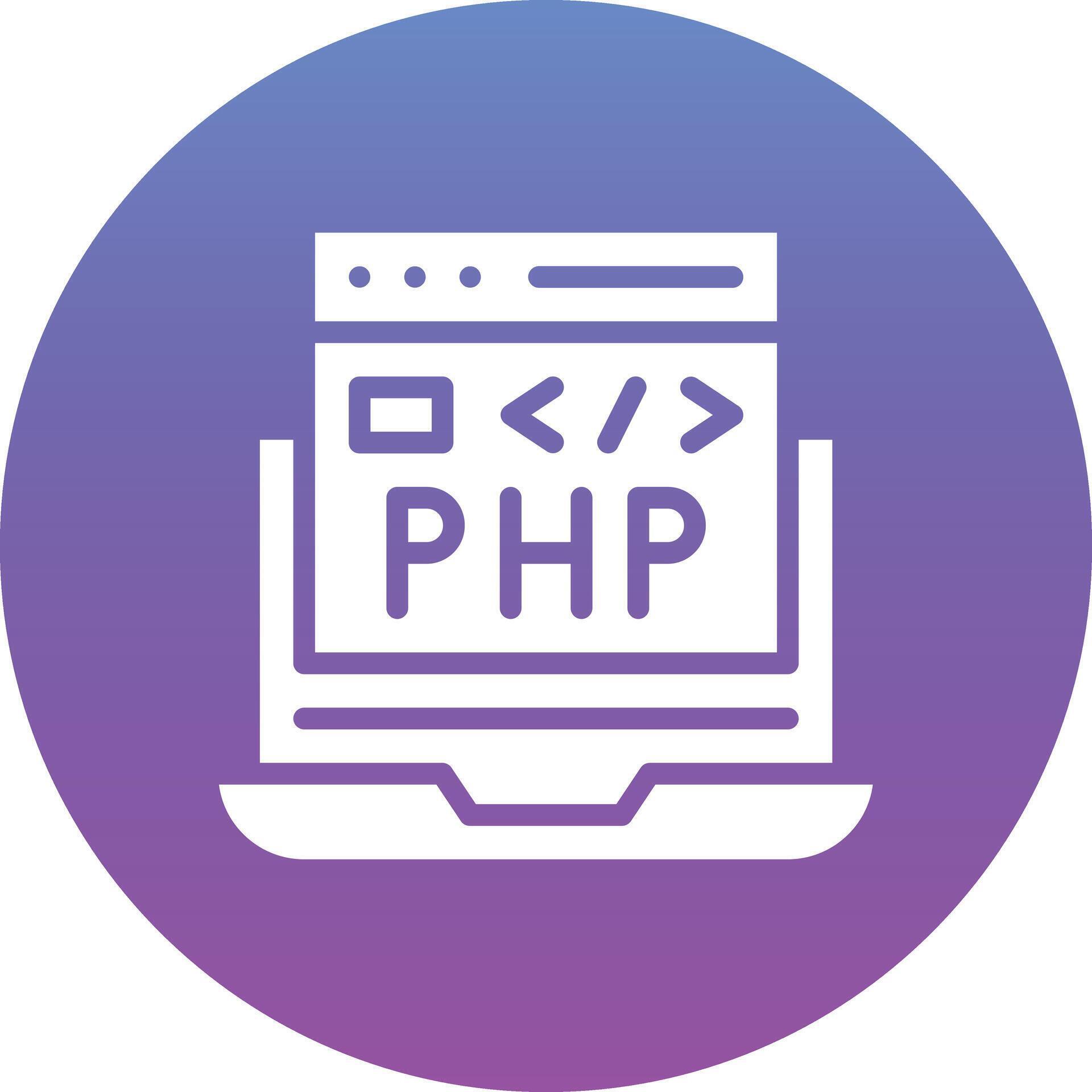 PHP Coding Vector Icon 37358205 Vector Art at Vecteezy