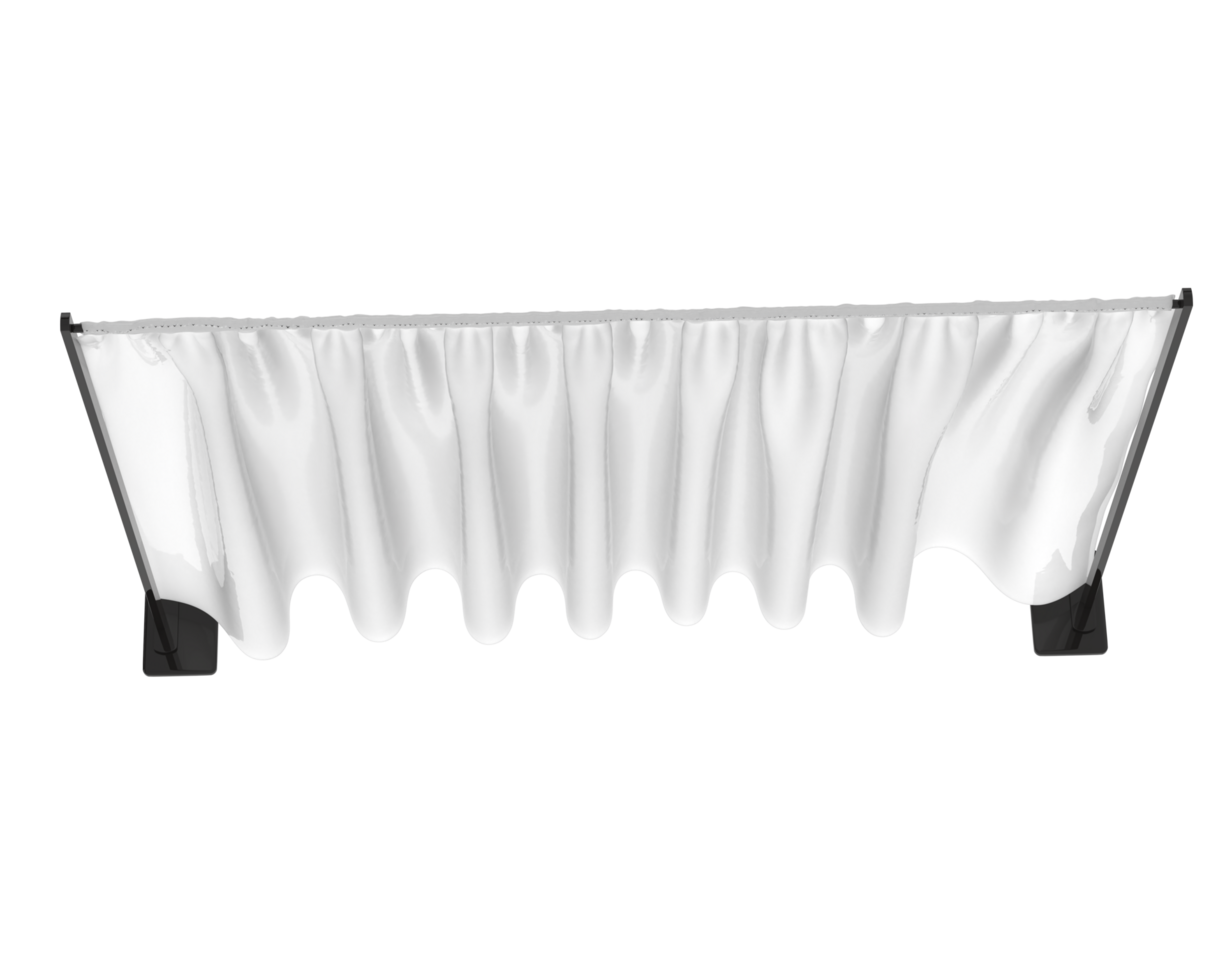 Curtain event divider isolated on background. 3d rendering - illustration 37364501 PNG