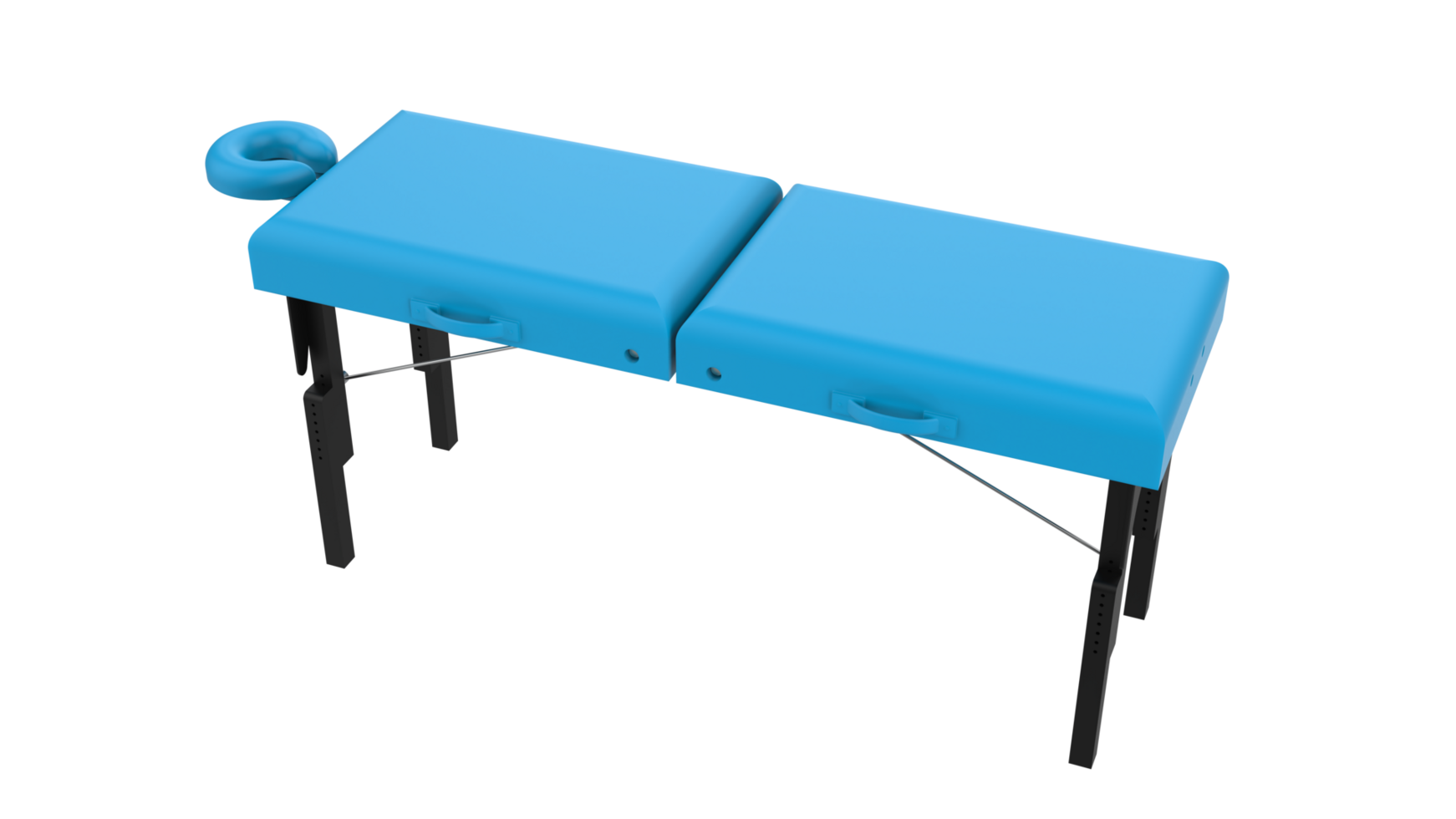 Massage Table Isolated On Background 3d Rendering Illustration 37365244 Png