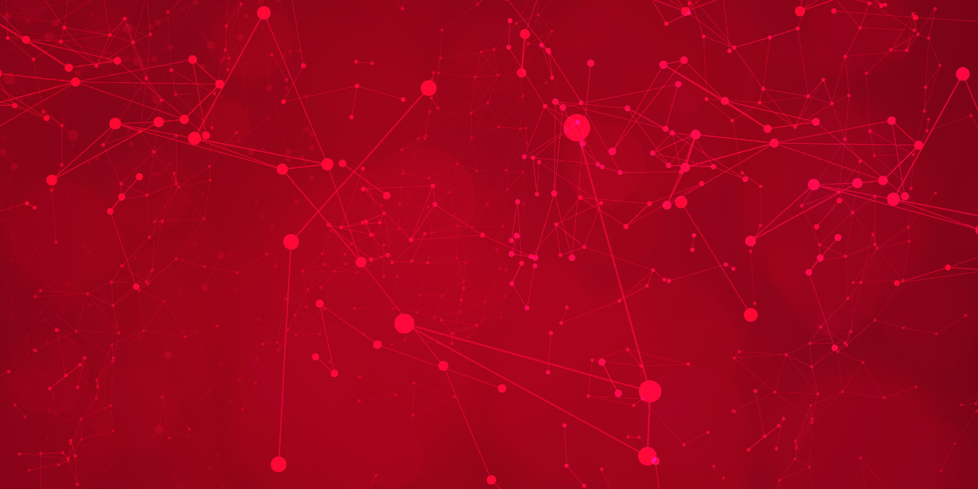 Digital Technology Futuristic Internet Network Connection Red Background Abstract Cloud Cyber