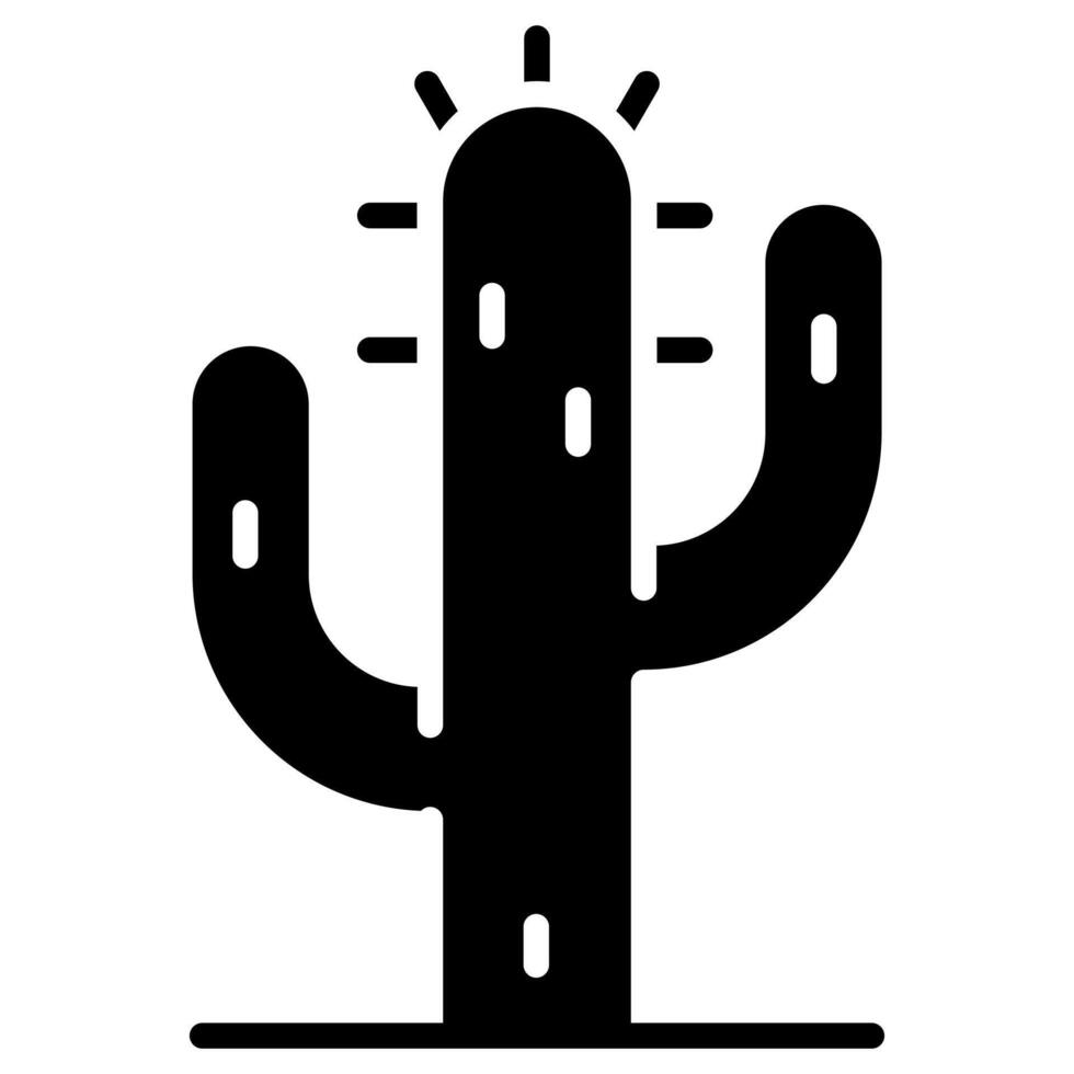 Cactus Icon Line Vector Illustration 37372077 Vector Art At Vecteezy