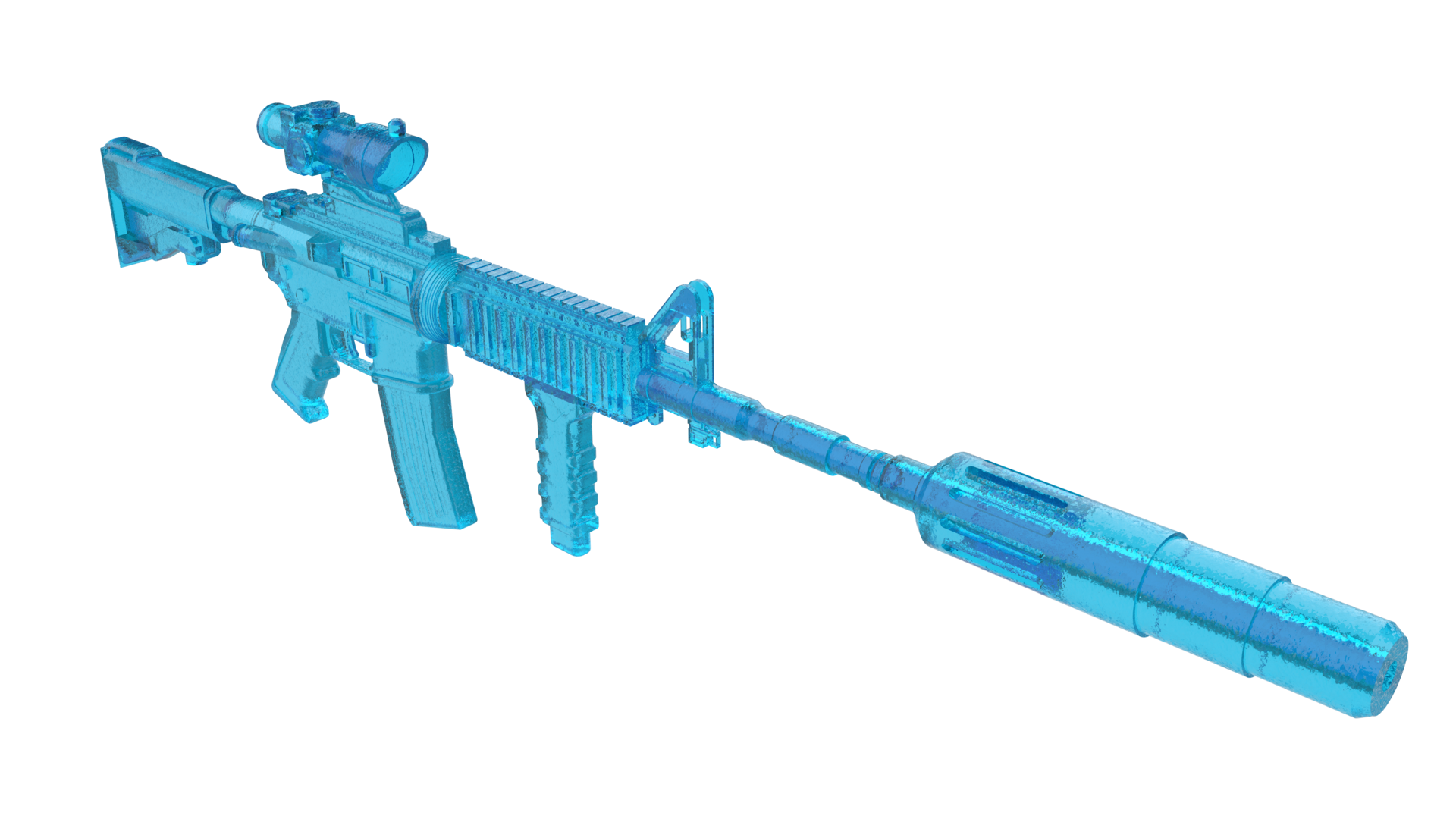 Machine Gun Isolated On Background 3d Rendering Illustration 37375258 Png