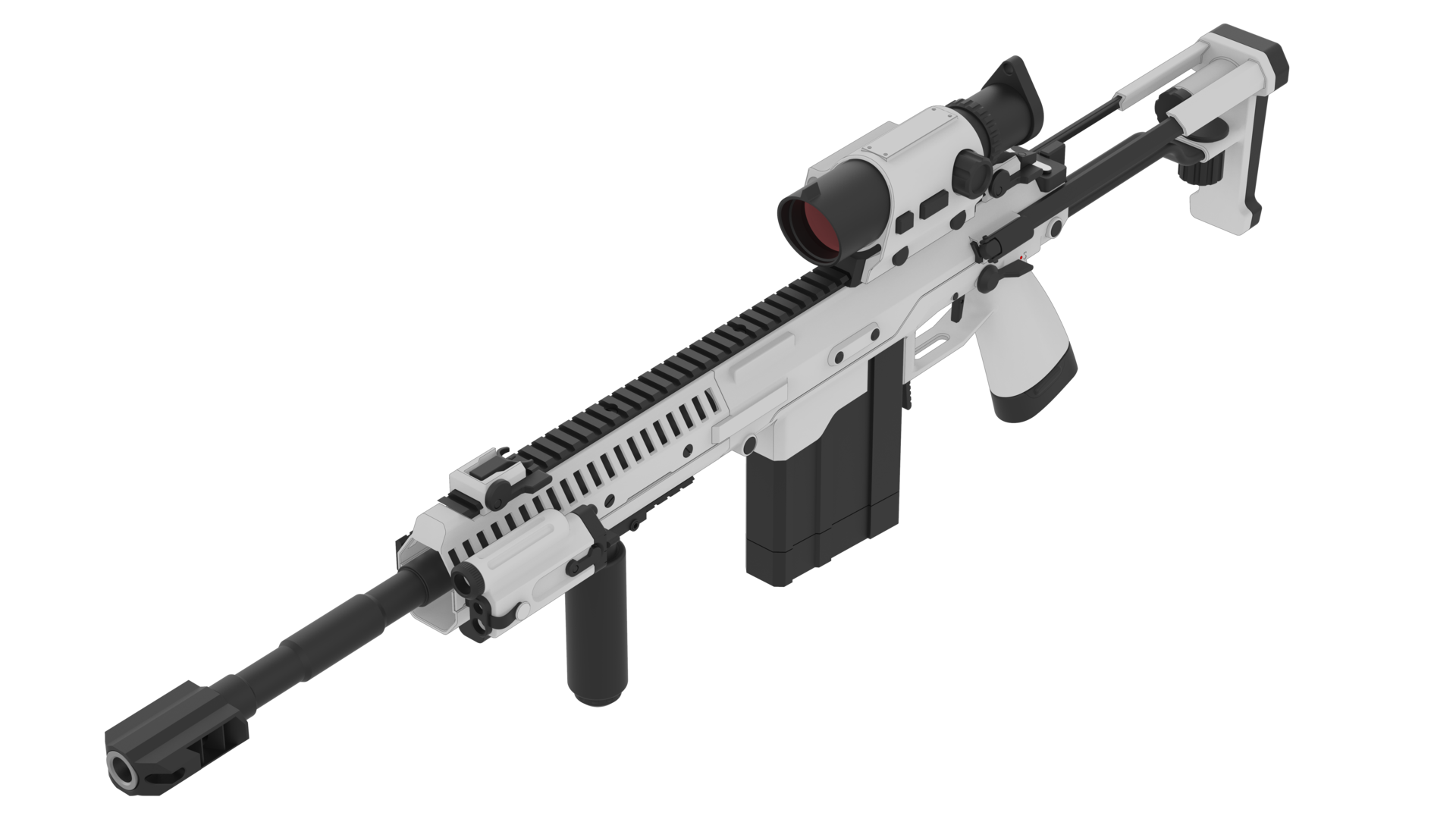 Machine Gun Isolated On Background 3d Rendering Illustration 37375349 Png
