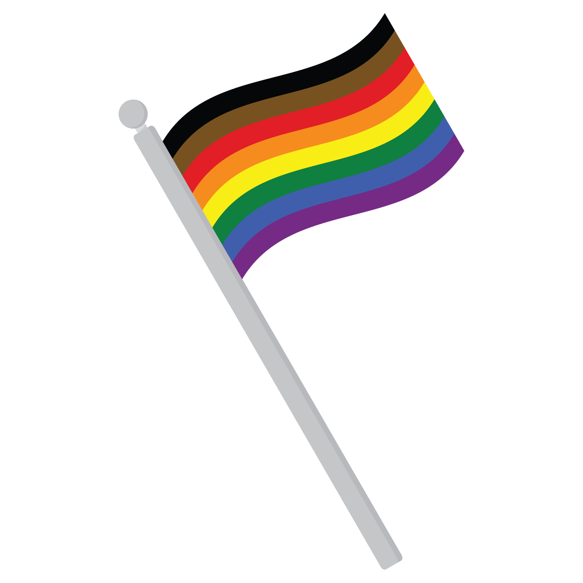 Pride Flag On Flagpole Lgbt Pride Flag 37388080 Png