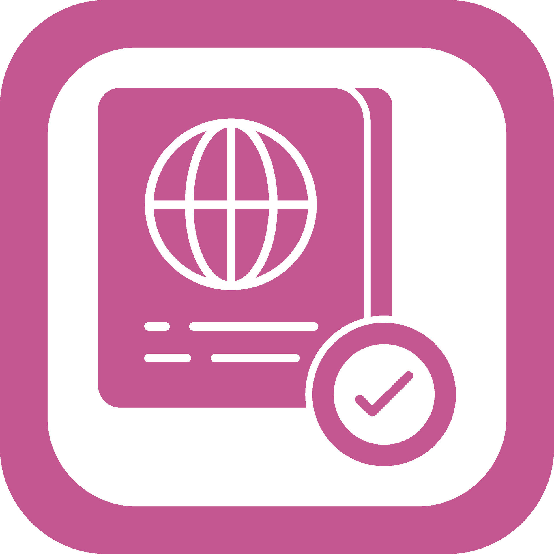 Passport Vector Icon 37398011 Vector Art At Vecteezy