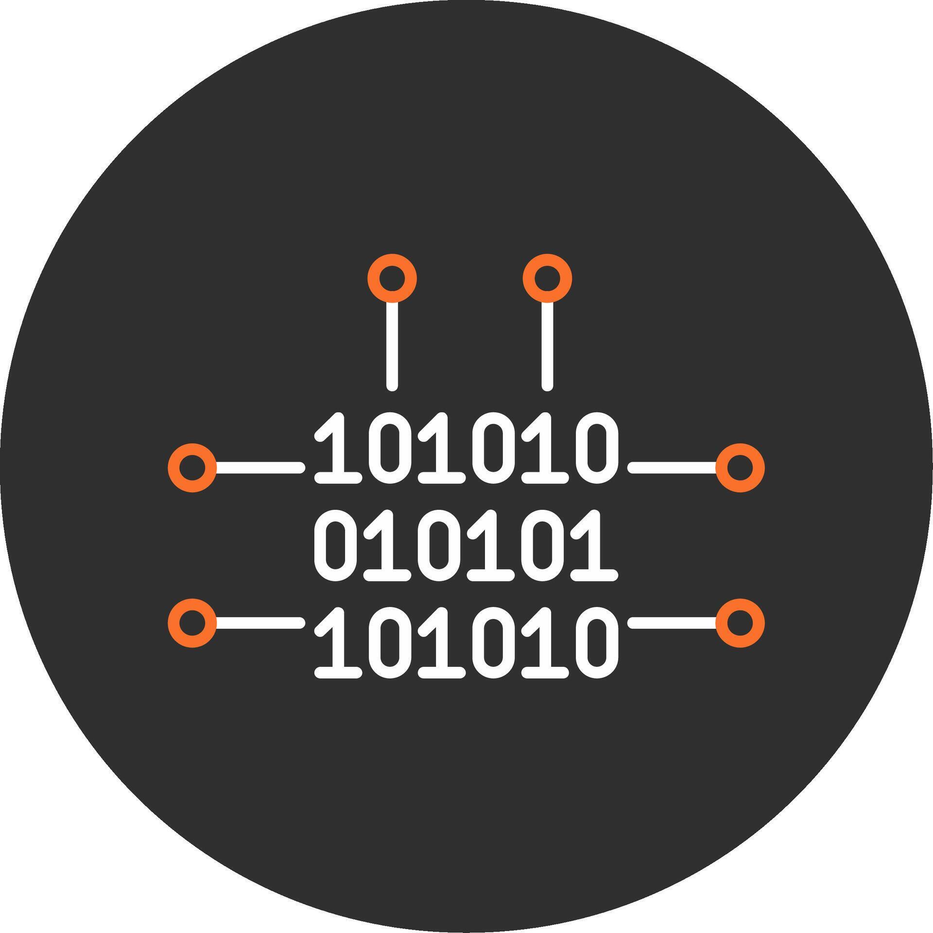 Binary Code Blue Filled Icon 37404722 Vector Art at Vecteezy