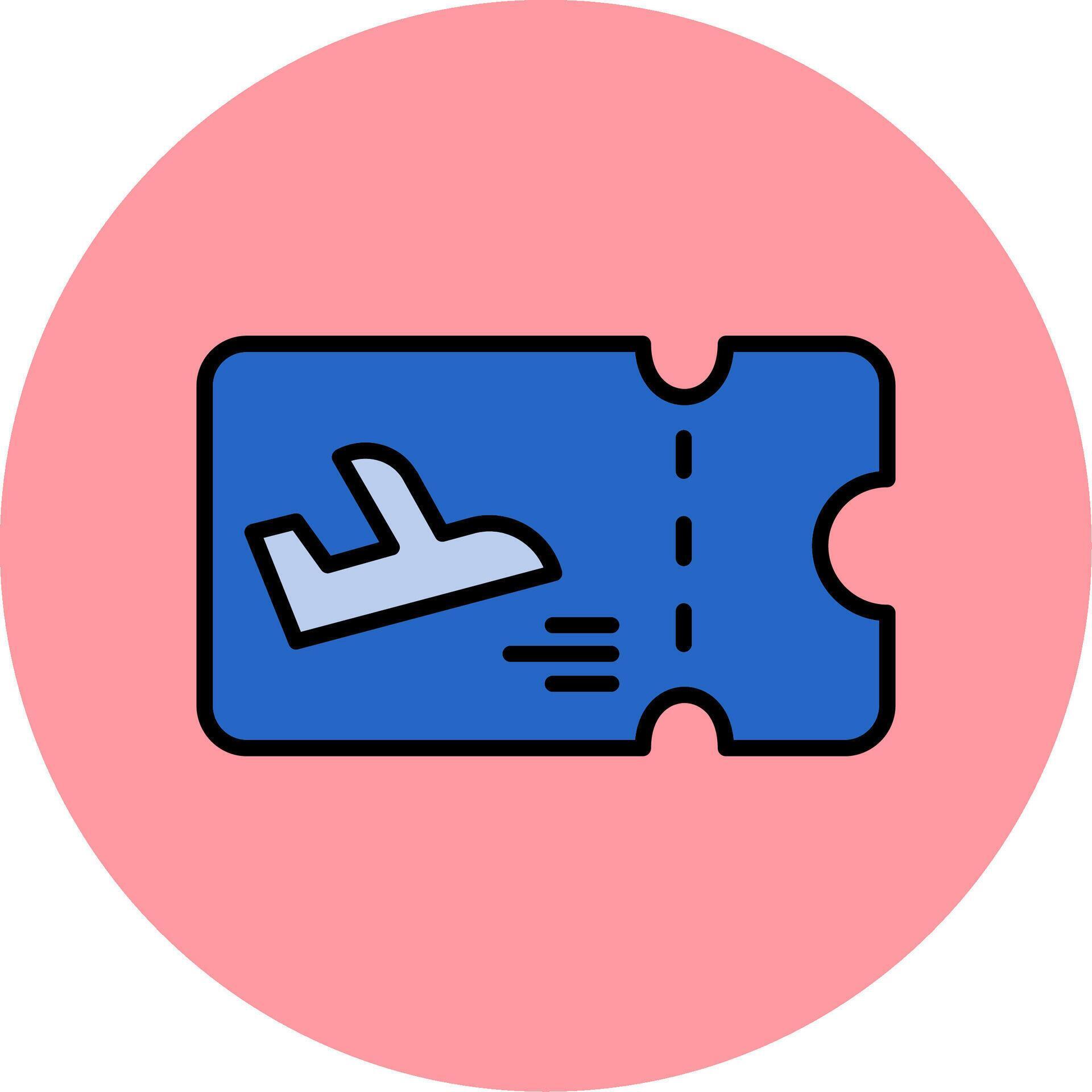 Boarding Pass Vector Icon 37415479 Vector Art At Vecteezy