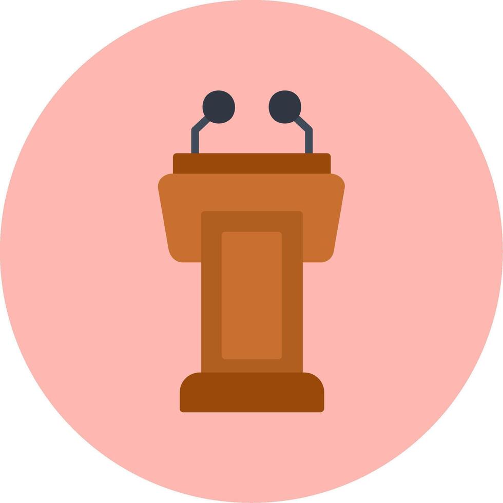 Podium Vector Icon 37418638 Vector Art At Vecteezy