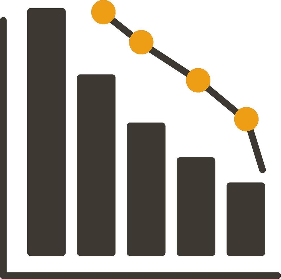 Decrease Glyph Two Colour Icon 37419423 Vector Art at Vecteezy