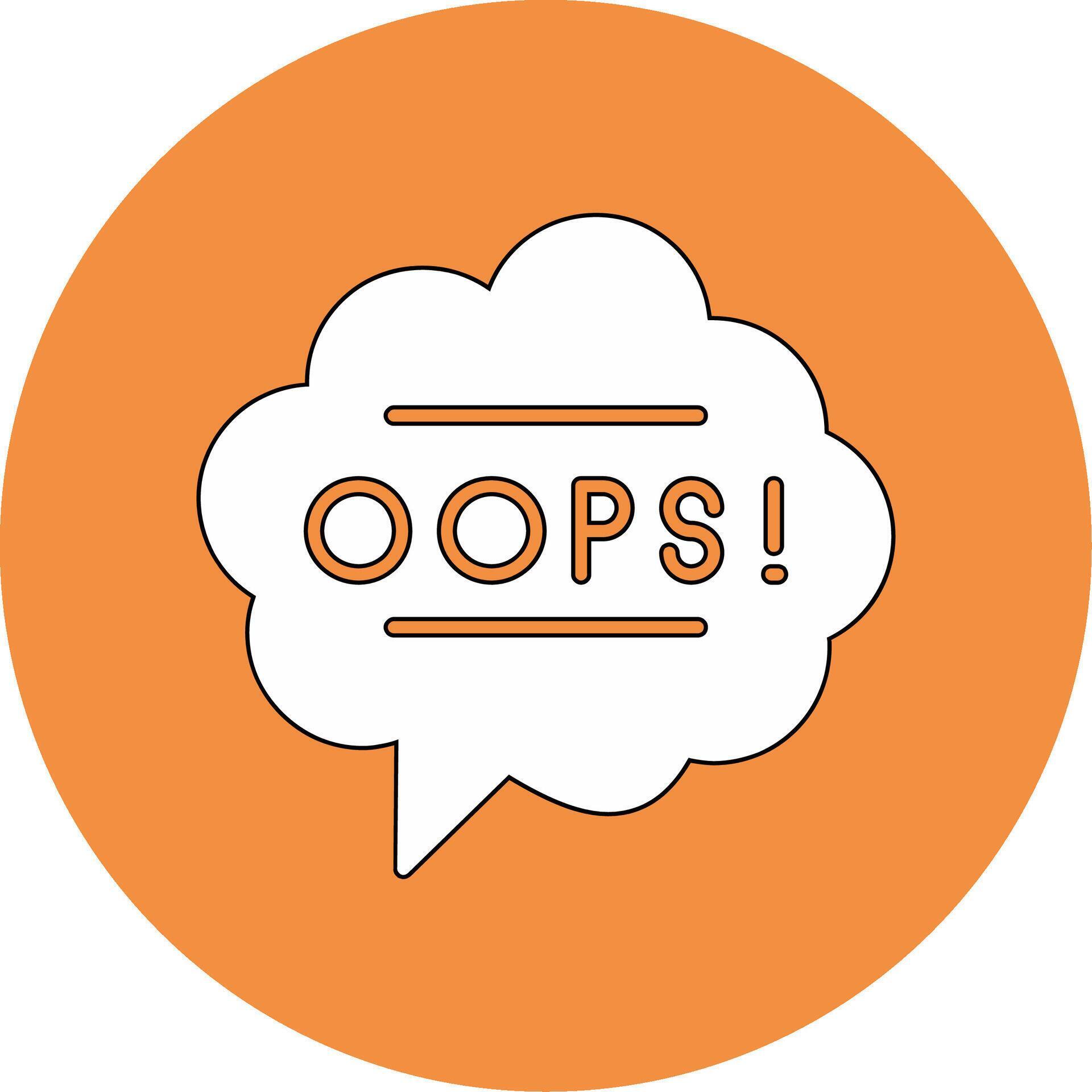 Oops Vector Icon 37420689 Vector Art at Vecteezy