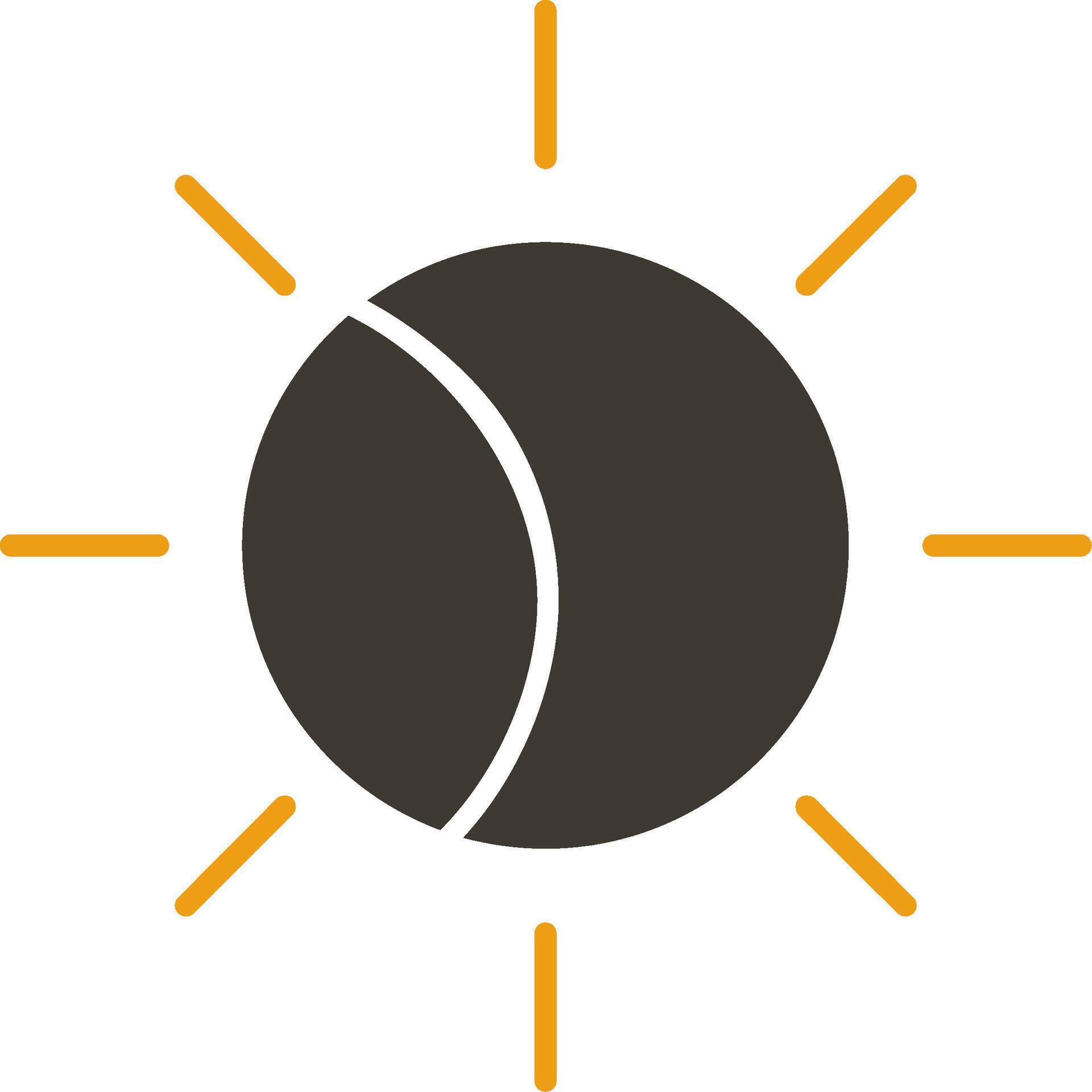Eclipse Glyph Two Colour Icon 37426246 Vector Art at Vecteezy