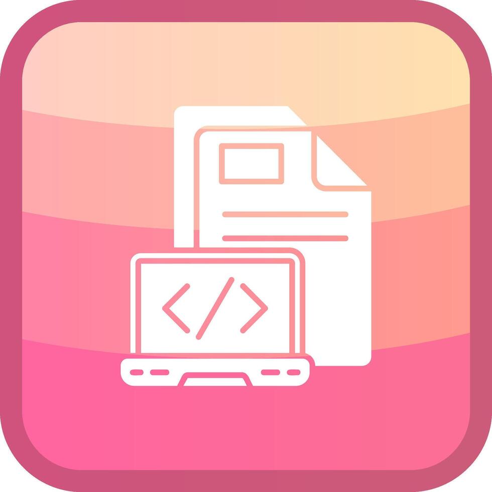 Coding Glyph Squre Colored Icon 37430786 Vector Art At Vecteezy