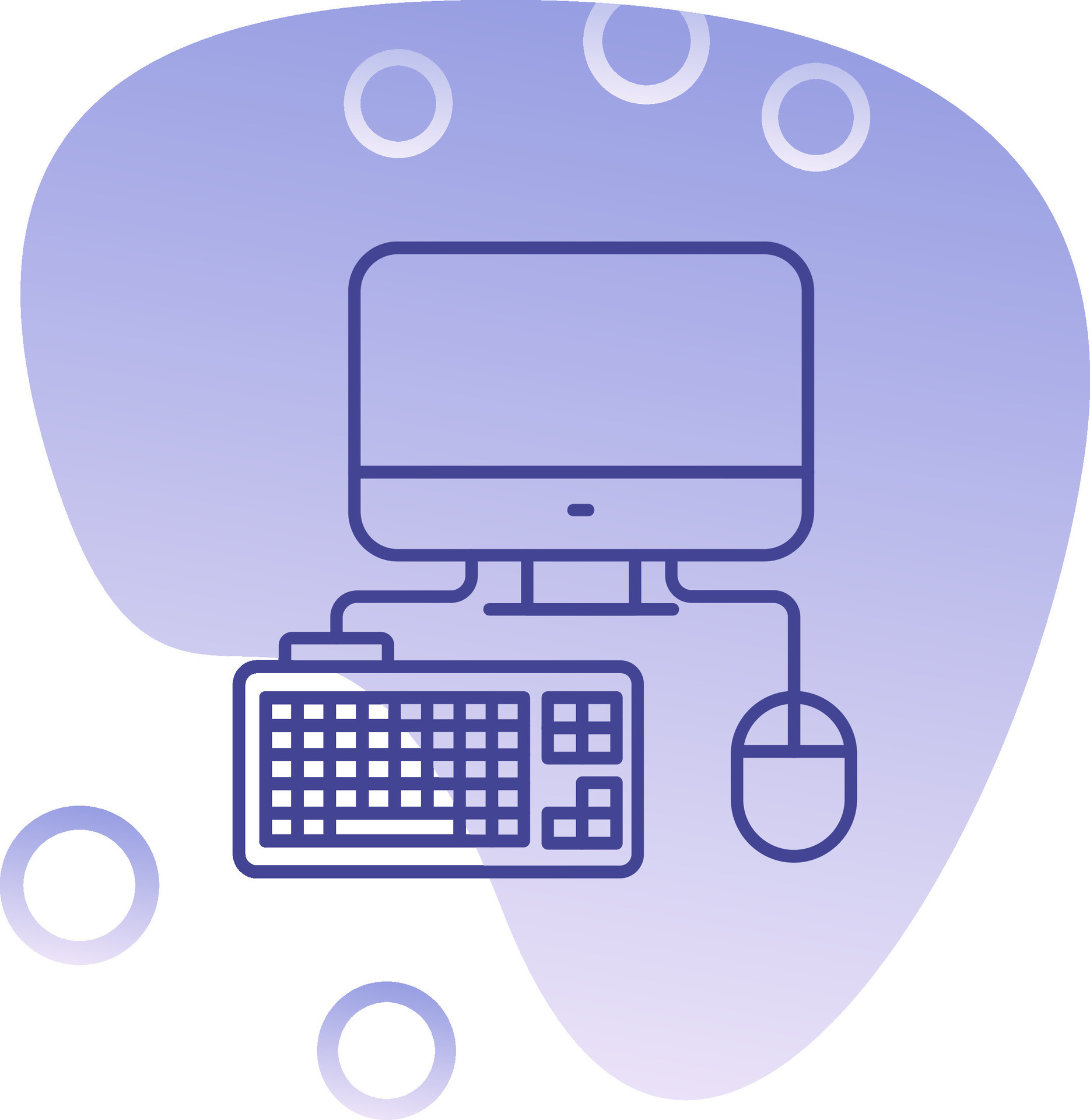 Computer Gradient Bubble Icon 37435102 Vector Art at Vecteezy